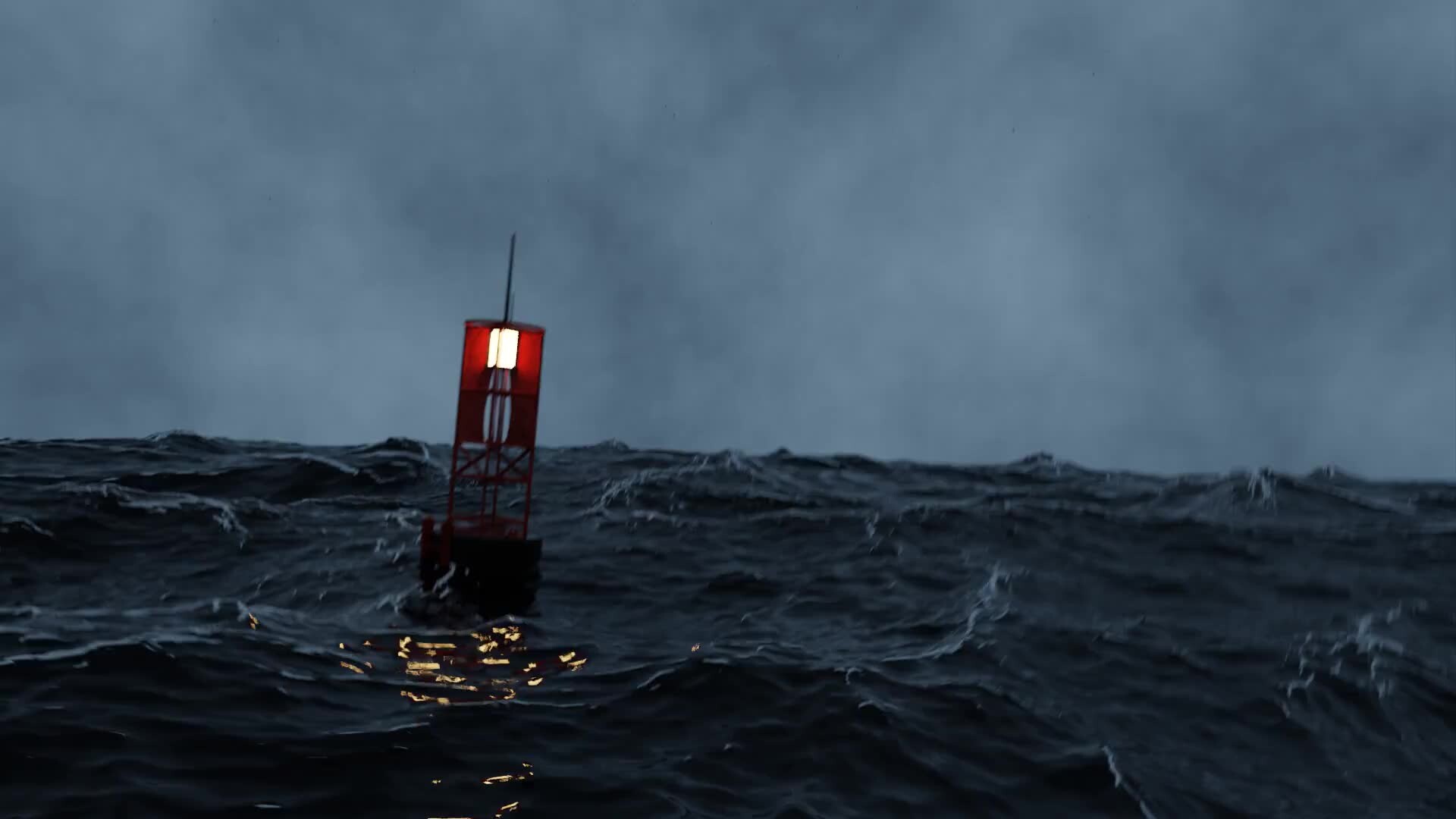 ArtStation - Storm at sea