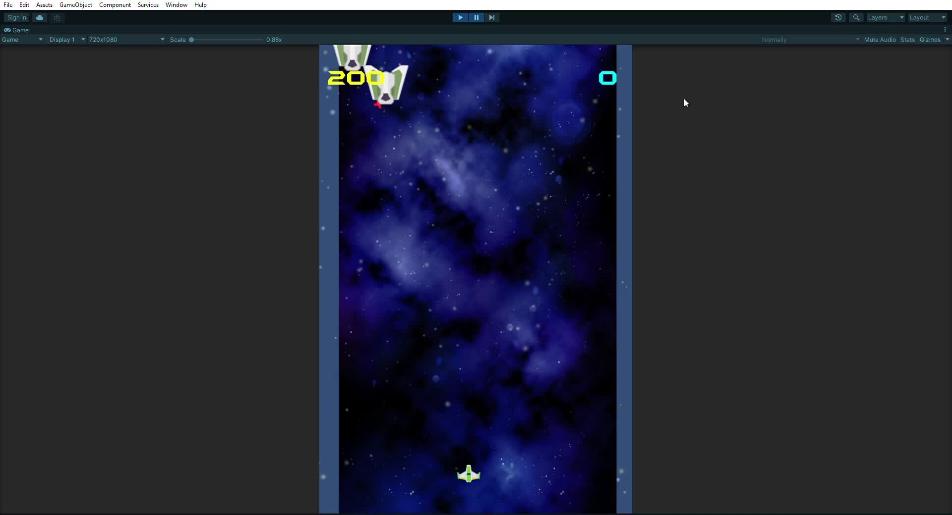 ArtStation - Galaxy Defender 2D Game