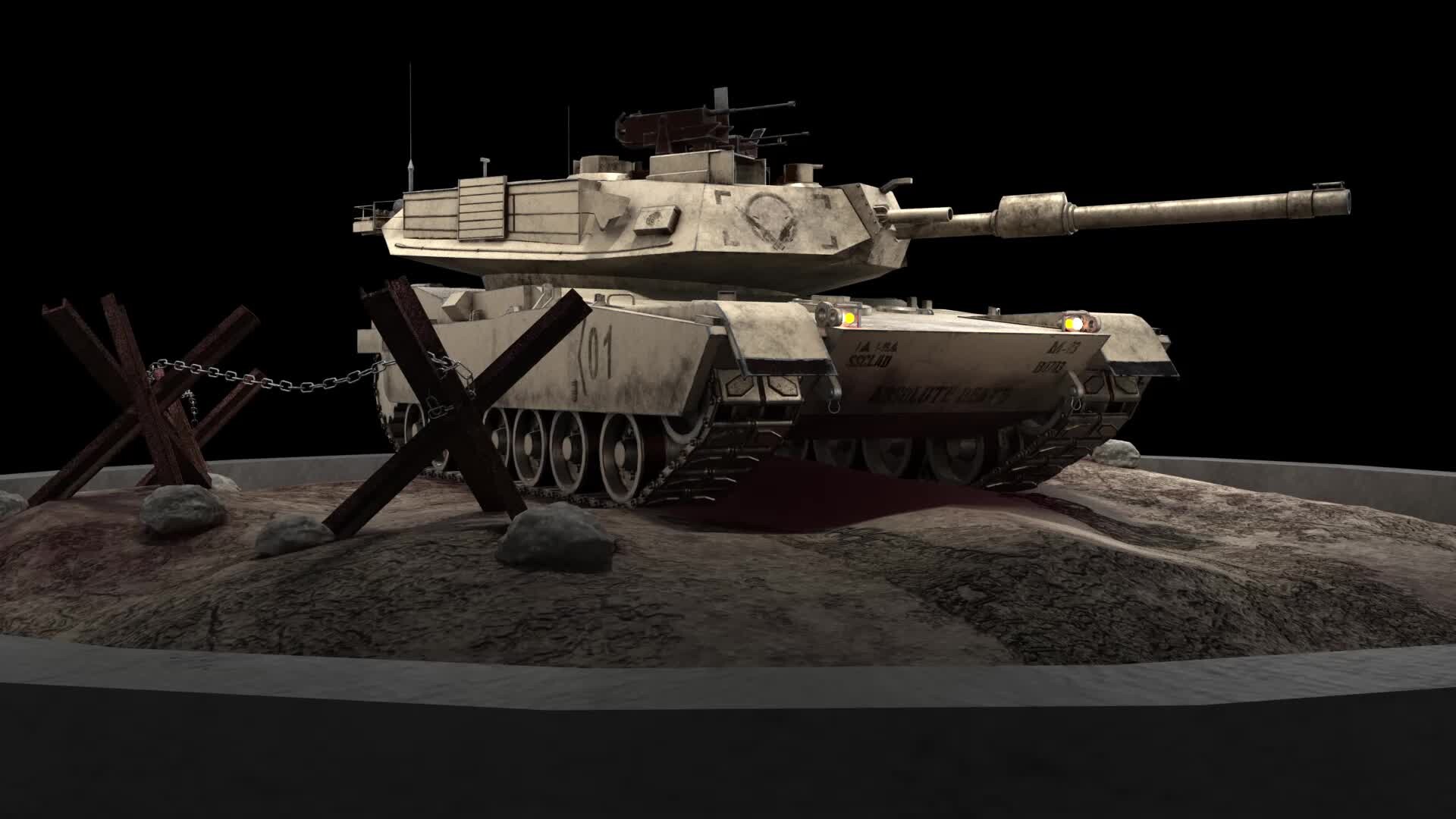 ArtStation - M1A2 Abram Tank