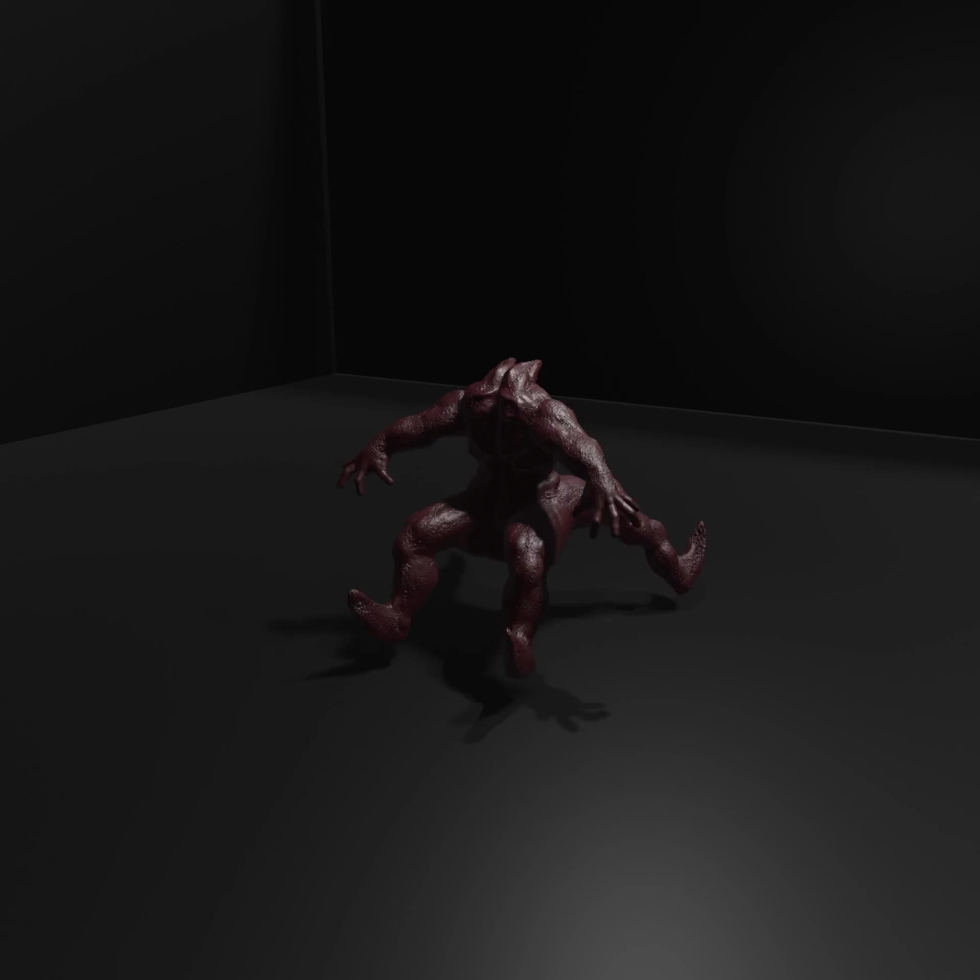 ArtStation - Spider Melodies: Headless Creature Designed with ZBrush