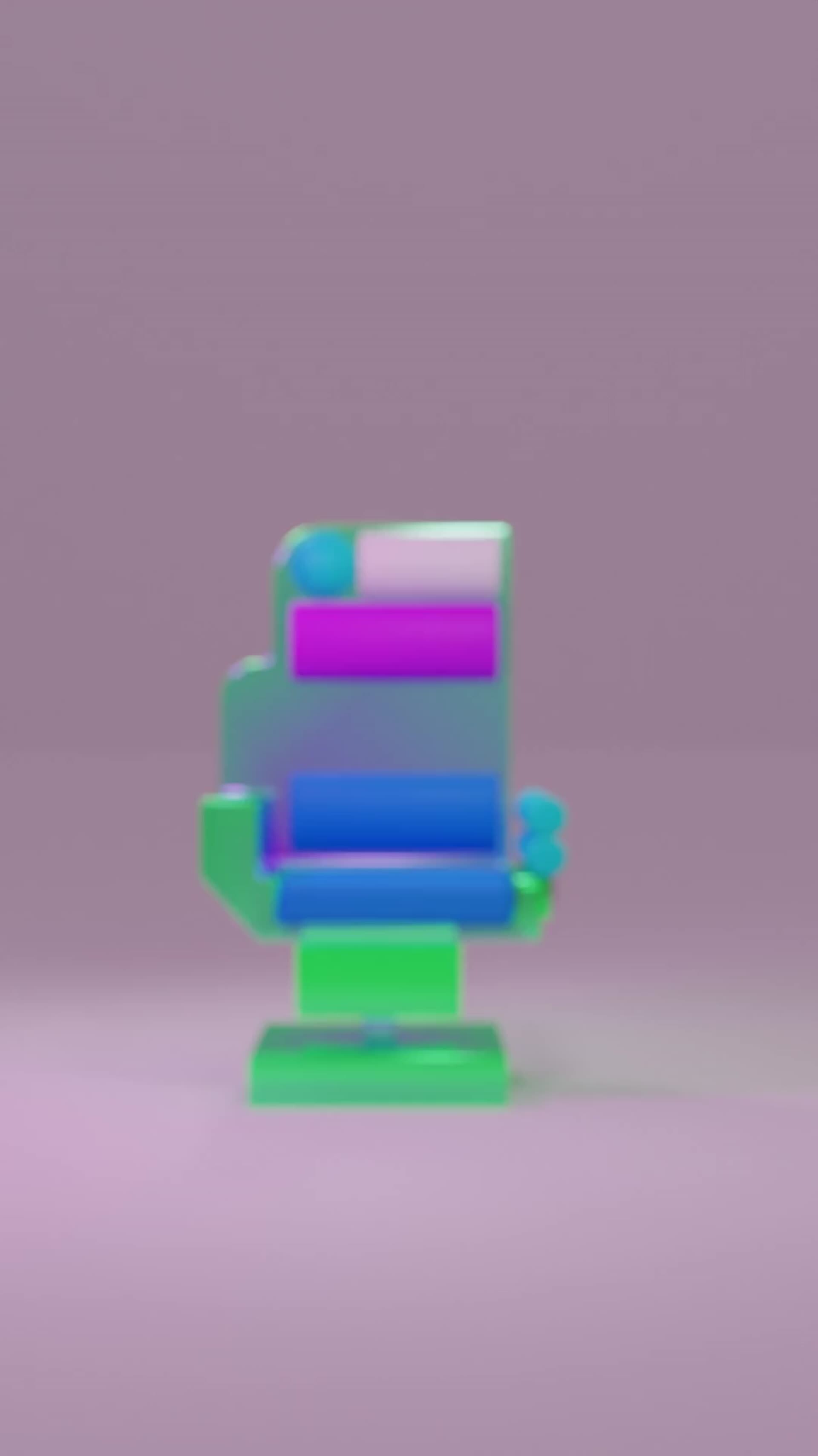 ArtStation - Memphis Design Group Inspired Chair