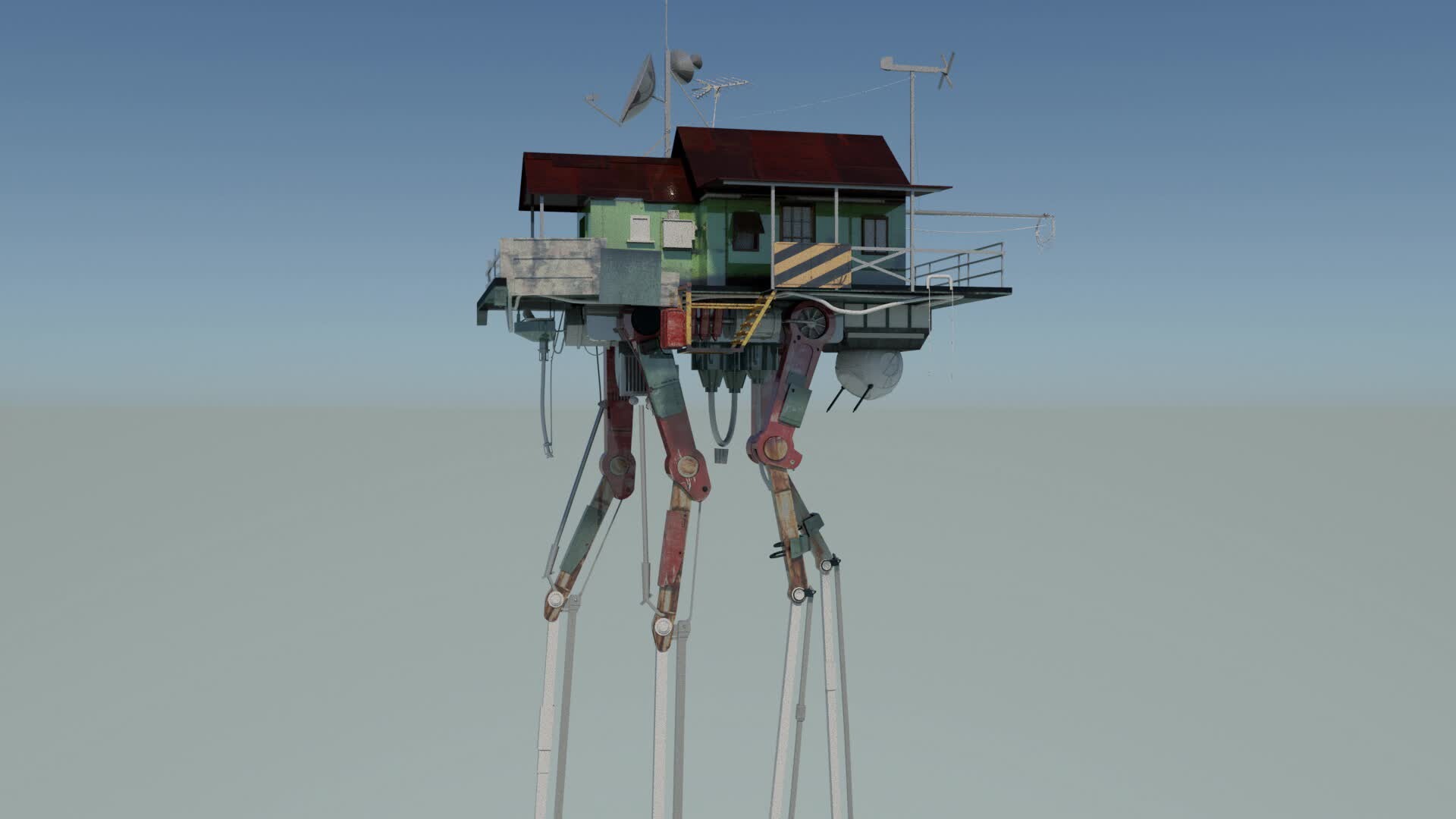 ArtStation - MONSTER HOUSE