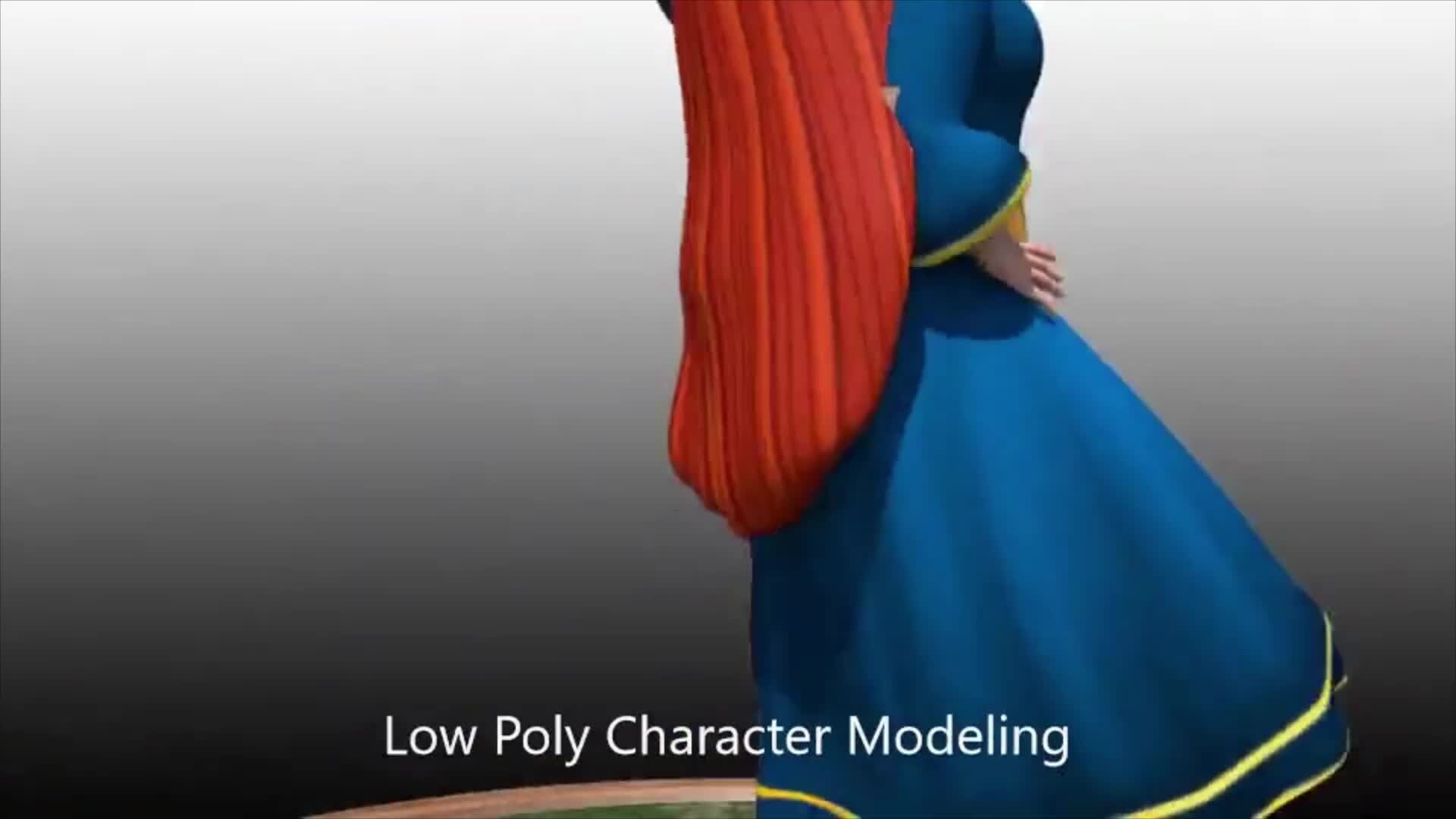 ArtStation - low Poly Game Character Modeling