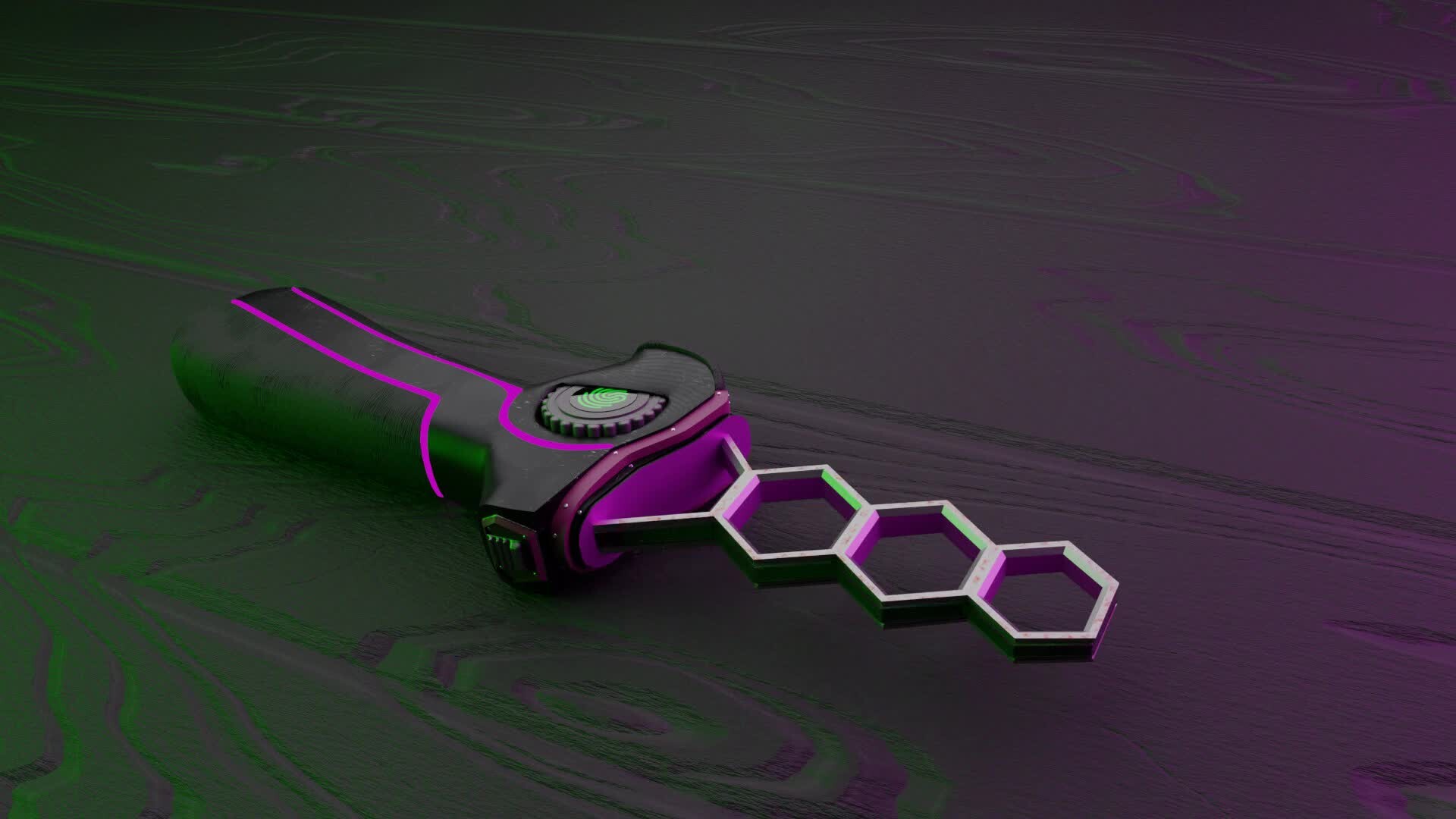 ArtStation - Futuristic knife animation