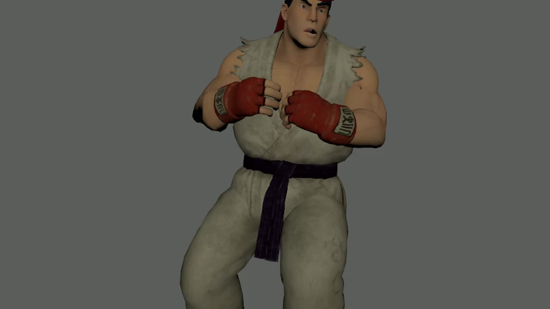 ArtStation - Ryu Intro (progress)