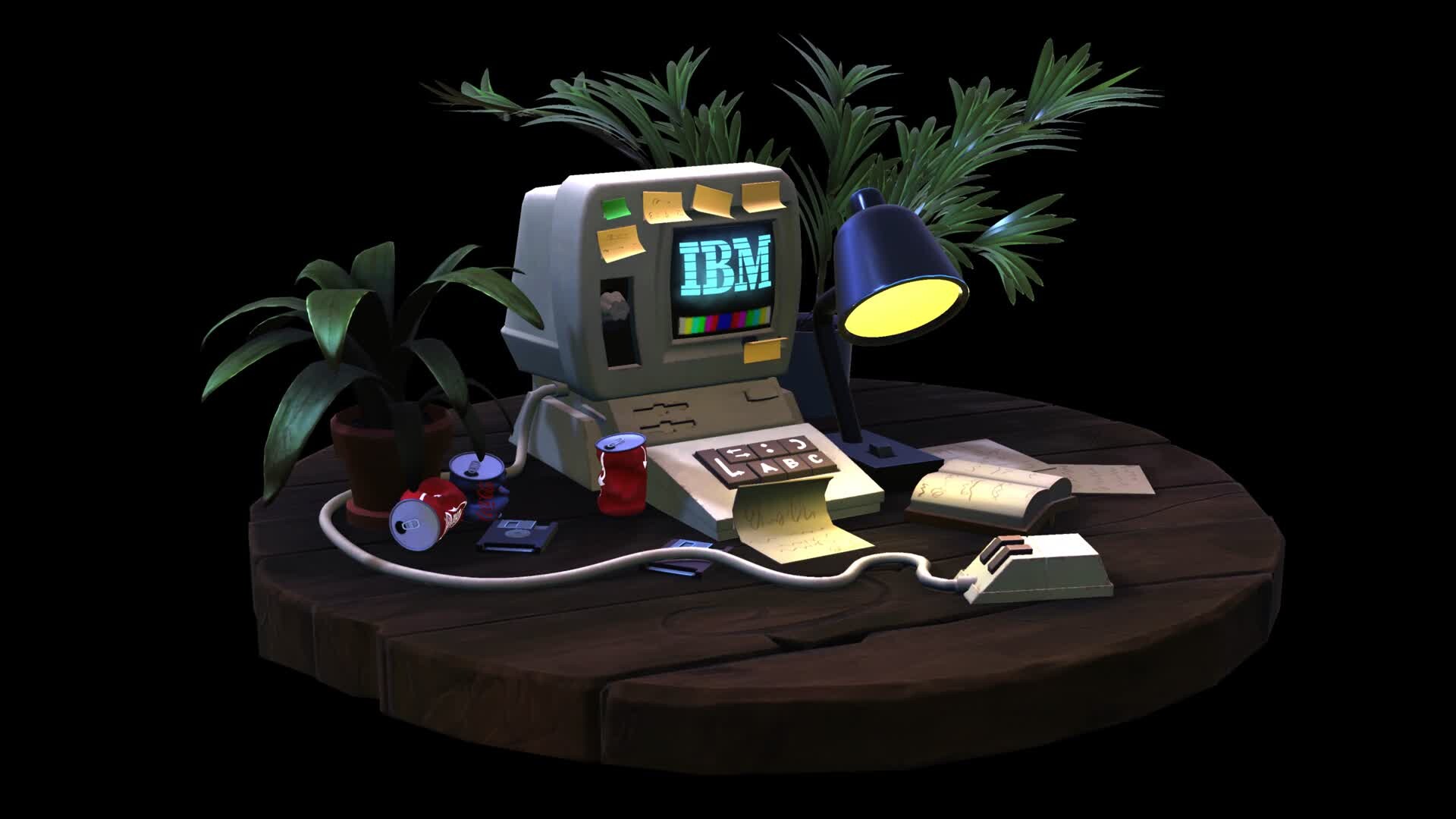 ArtStation - Old Computer - CGMA Assignment