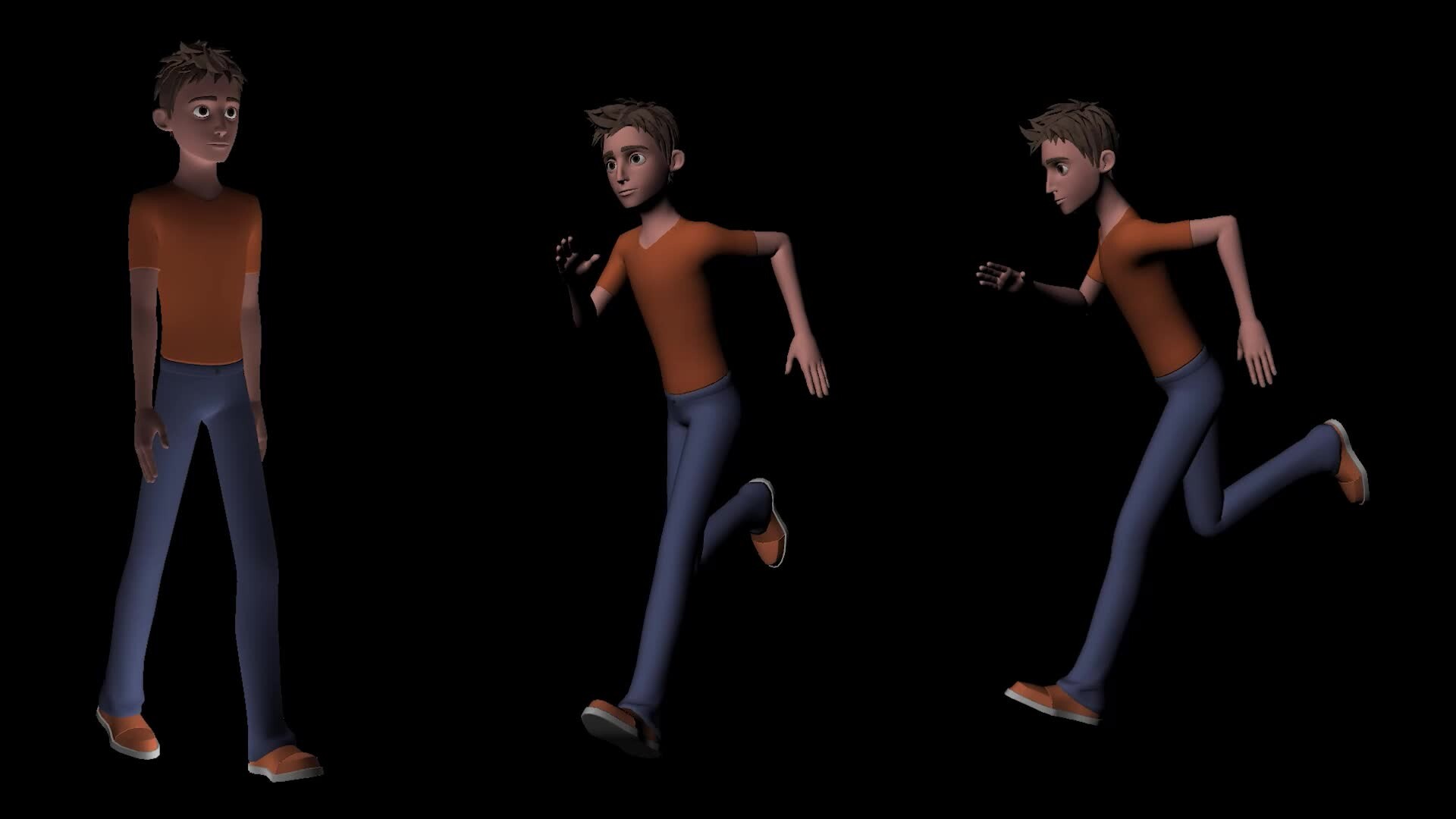 ArtStation - Animation marche, course et saut - Maya
