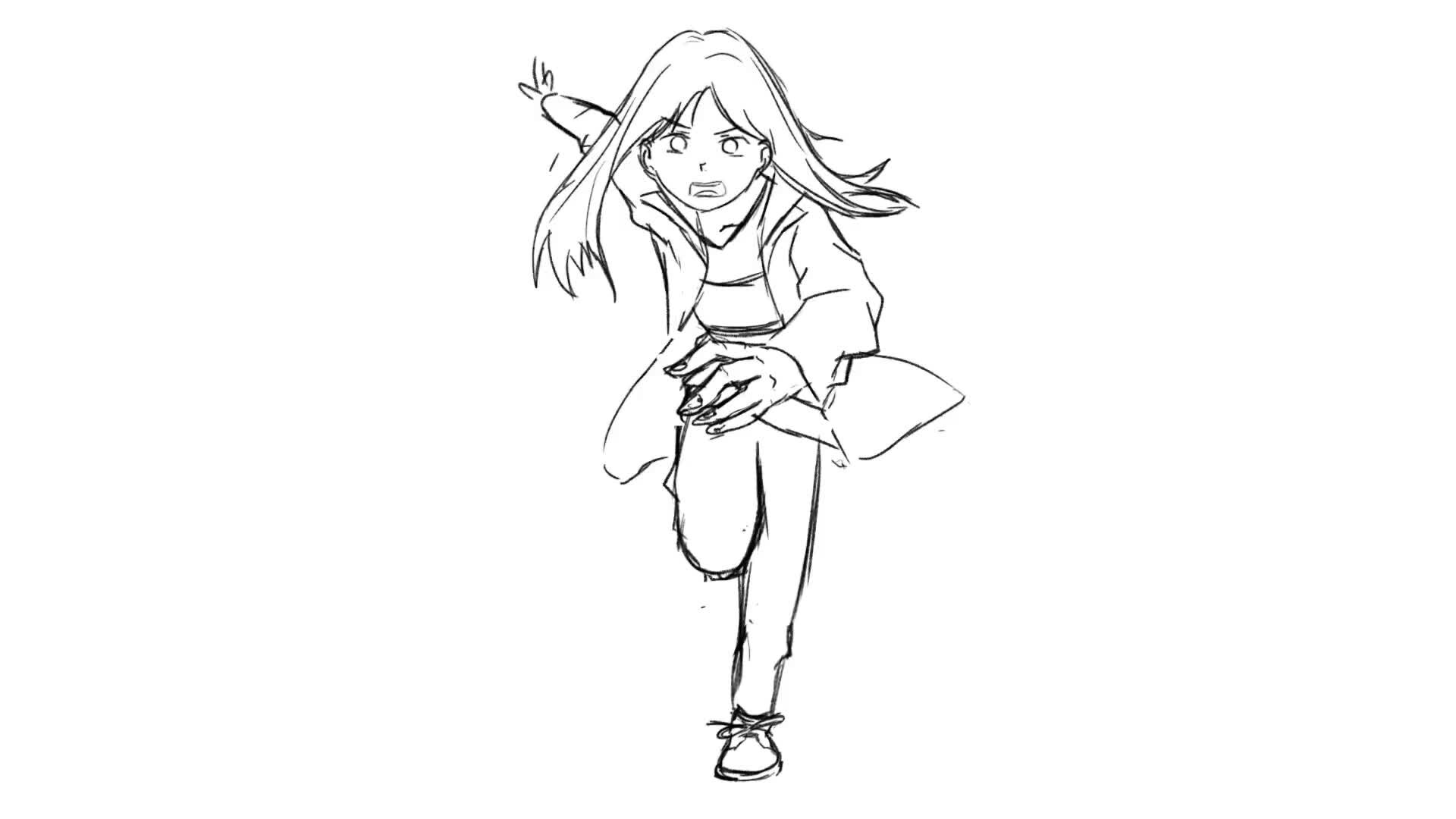 ArtStation - running girl