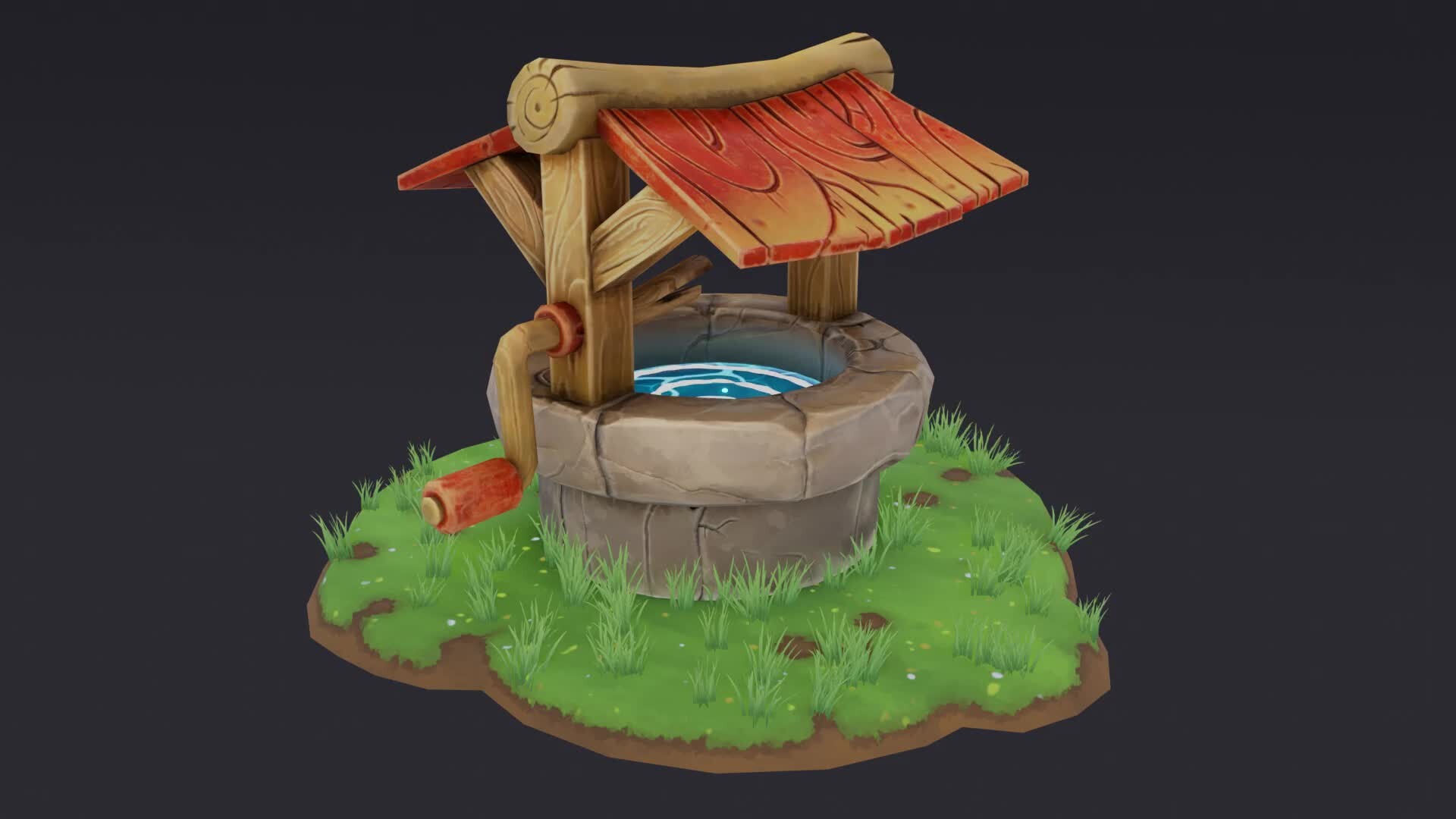 ArtStation - Stylized well