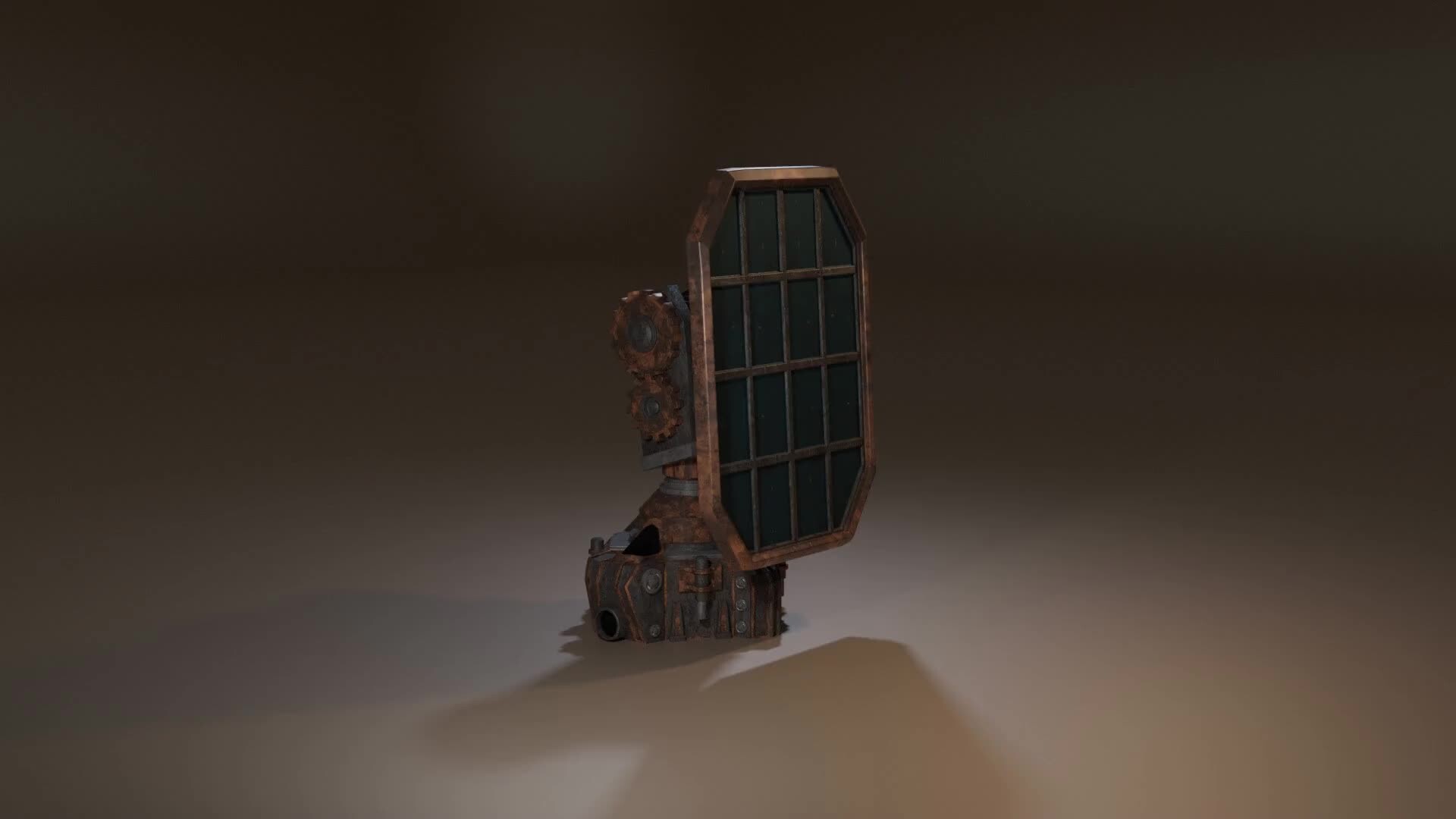 ArtStation - Dieselpunk Solar Panel