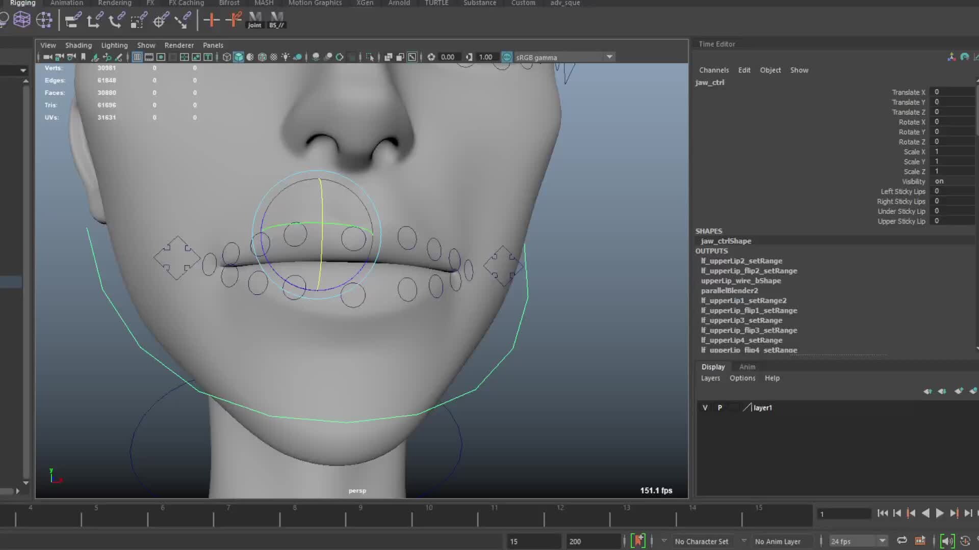ArtStation - new rig facial test