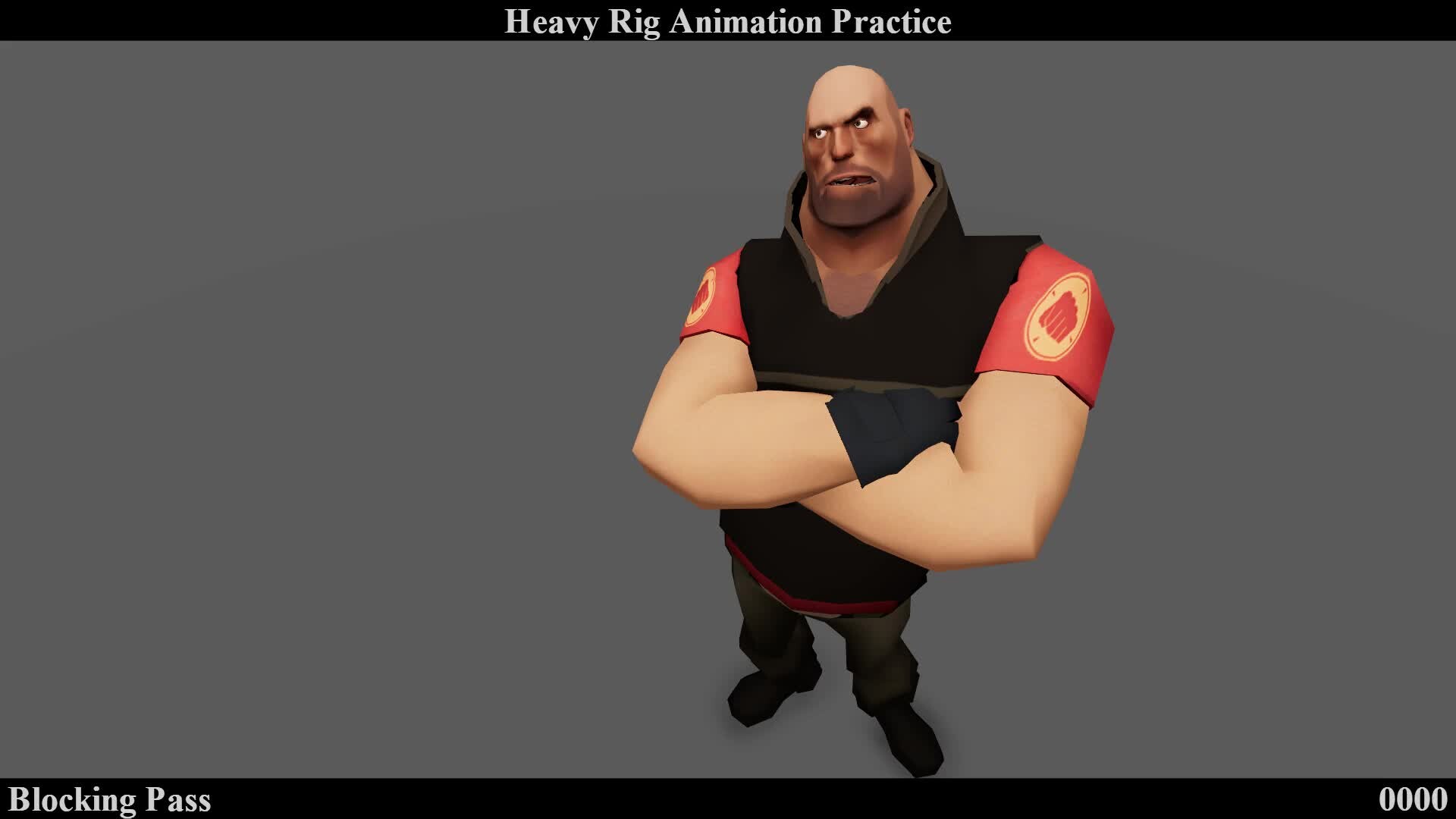ArtStation - Heavy Rig Blocking Practice