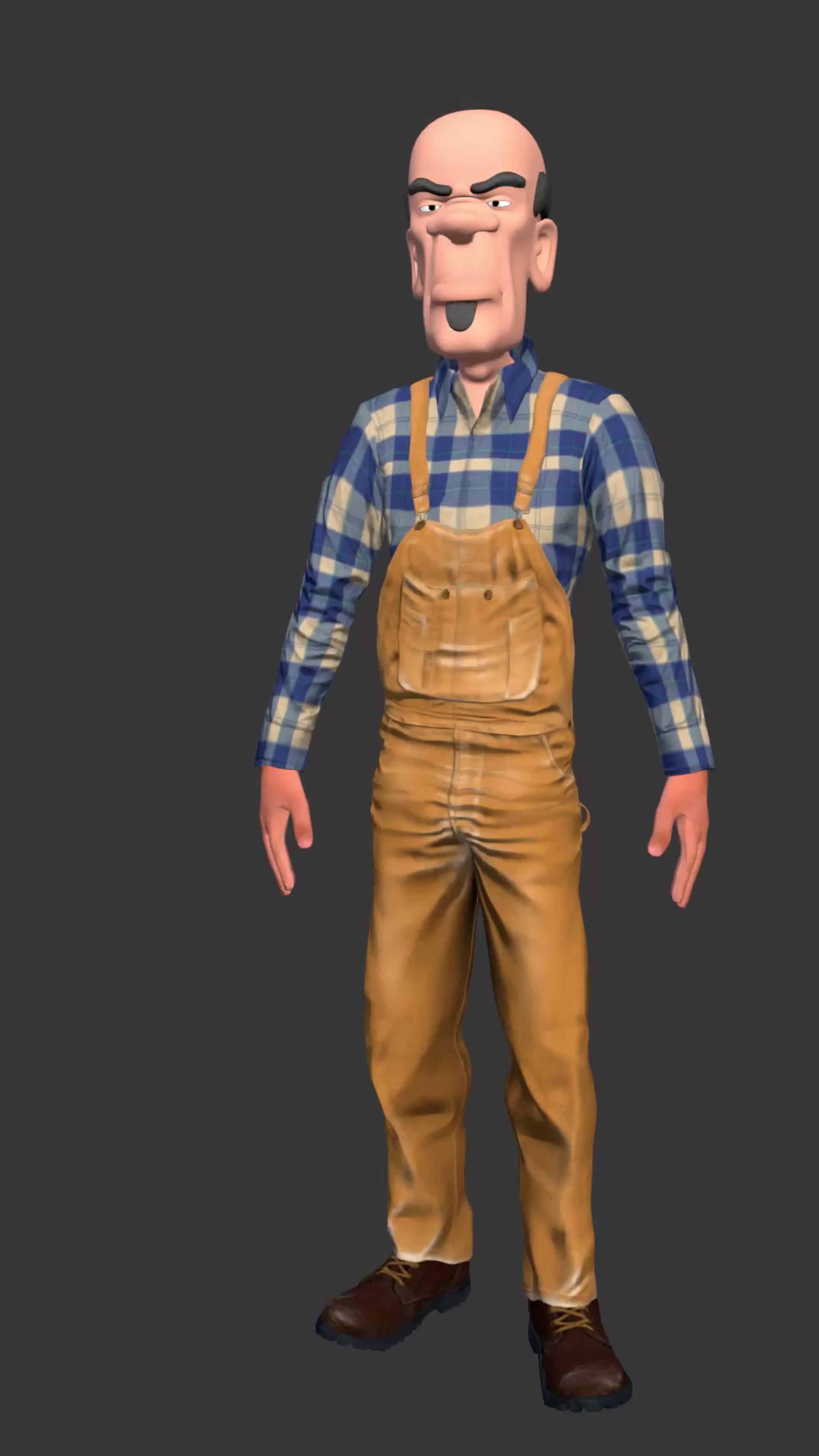 ArtStation - Grumpy Male Character