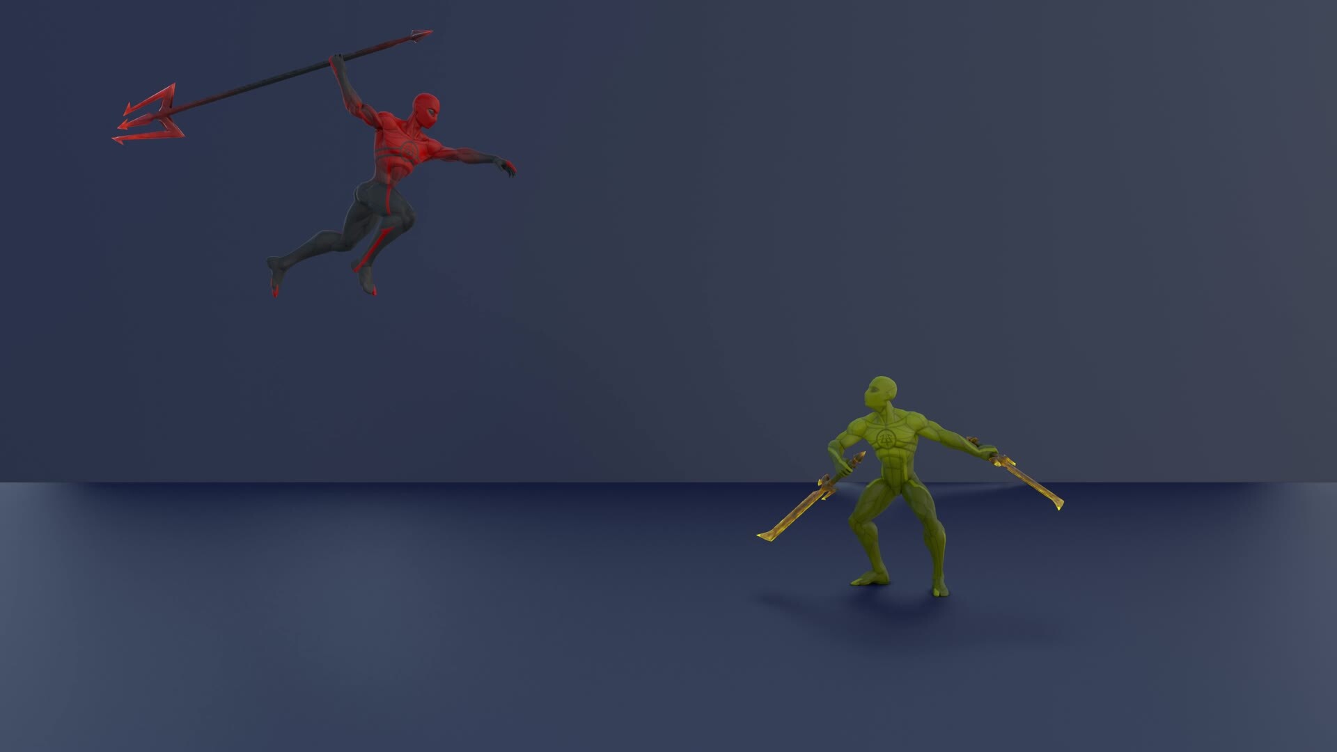 ArtStation - Trident - Fight Animation