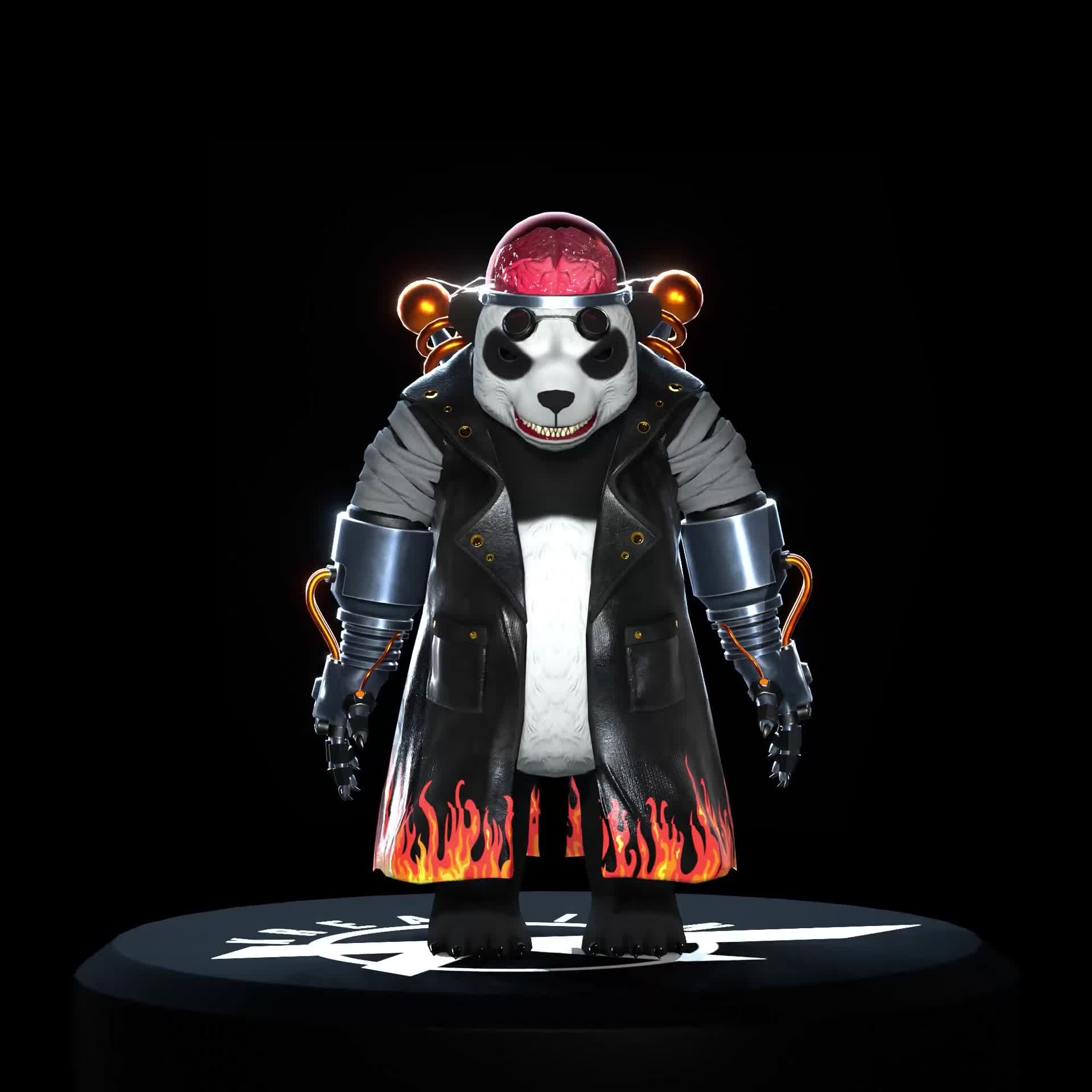 ArtStation - Stylized Evil Panda