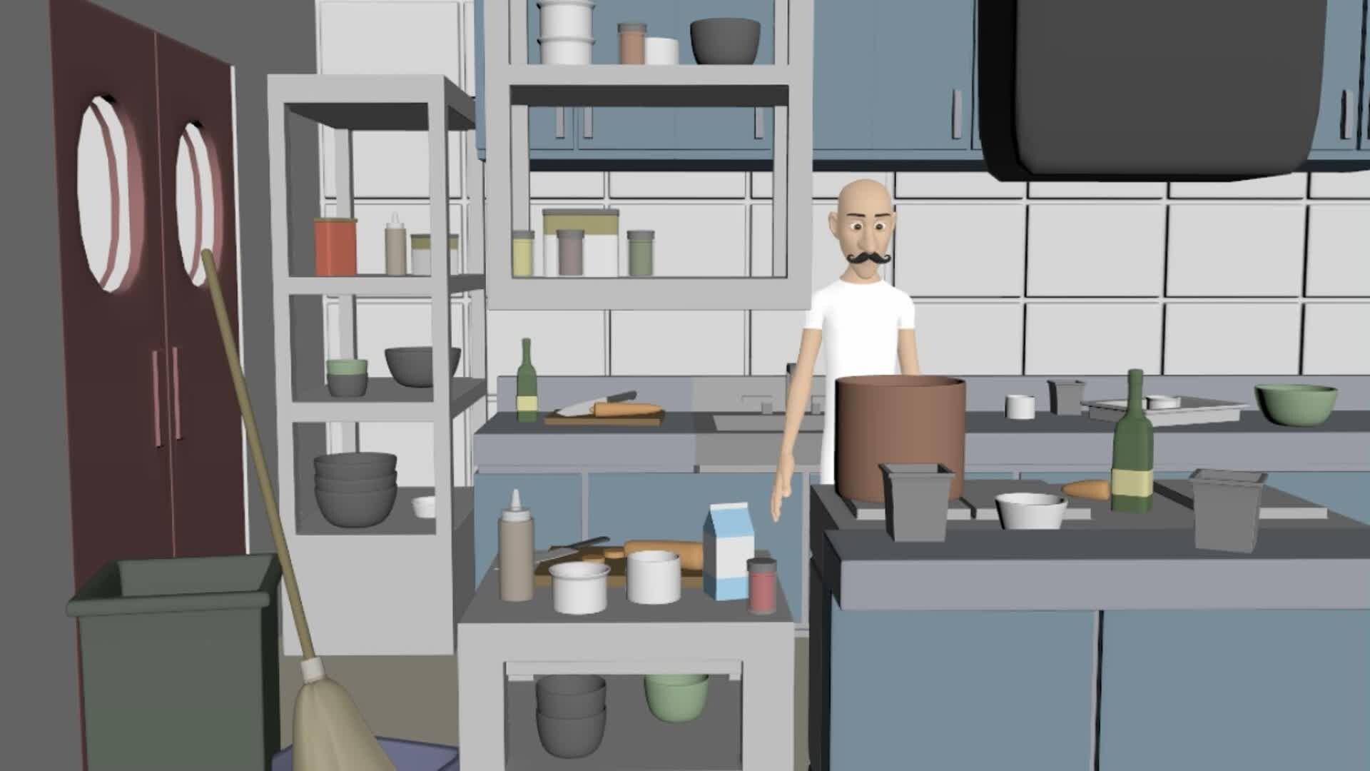 ArtStation - Human Pantomime - 3D Character Animation