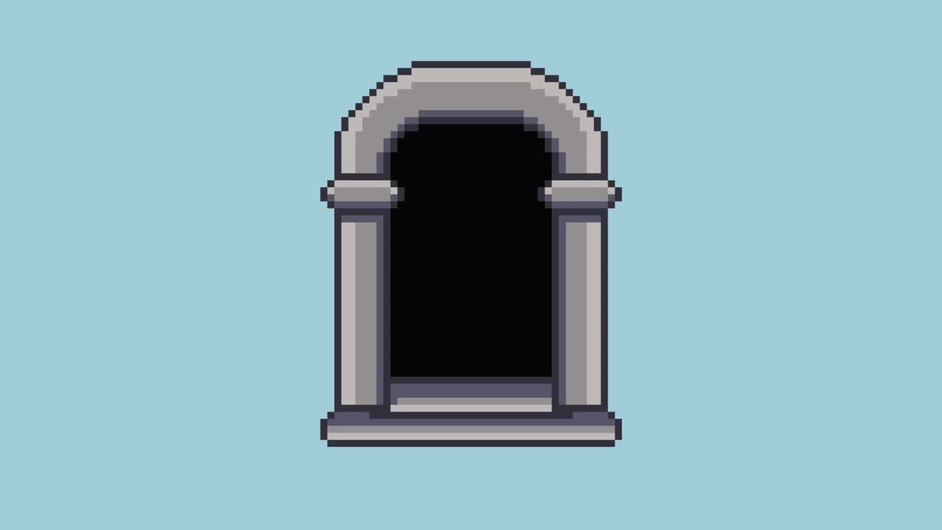 ArtStation - Pixel Art Portal Animation