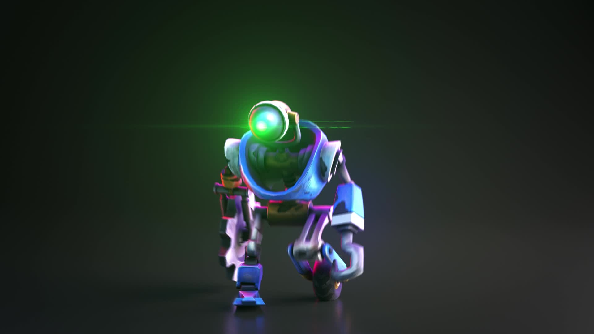 ArtStation - Junk Bot - Animation Cycles