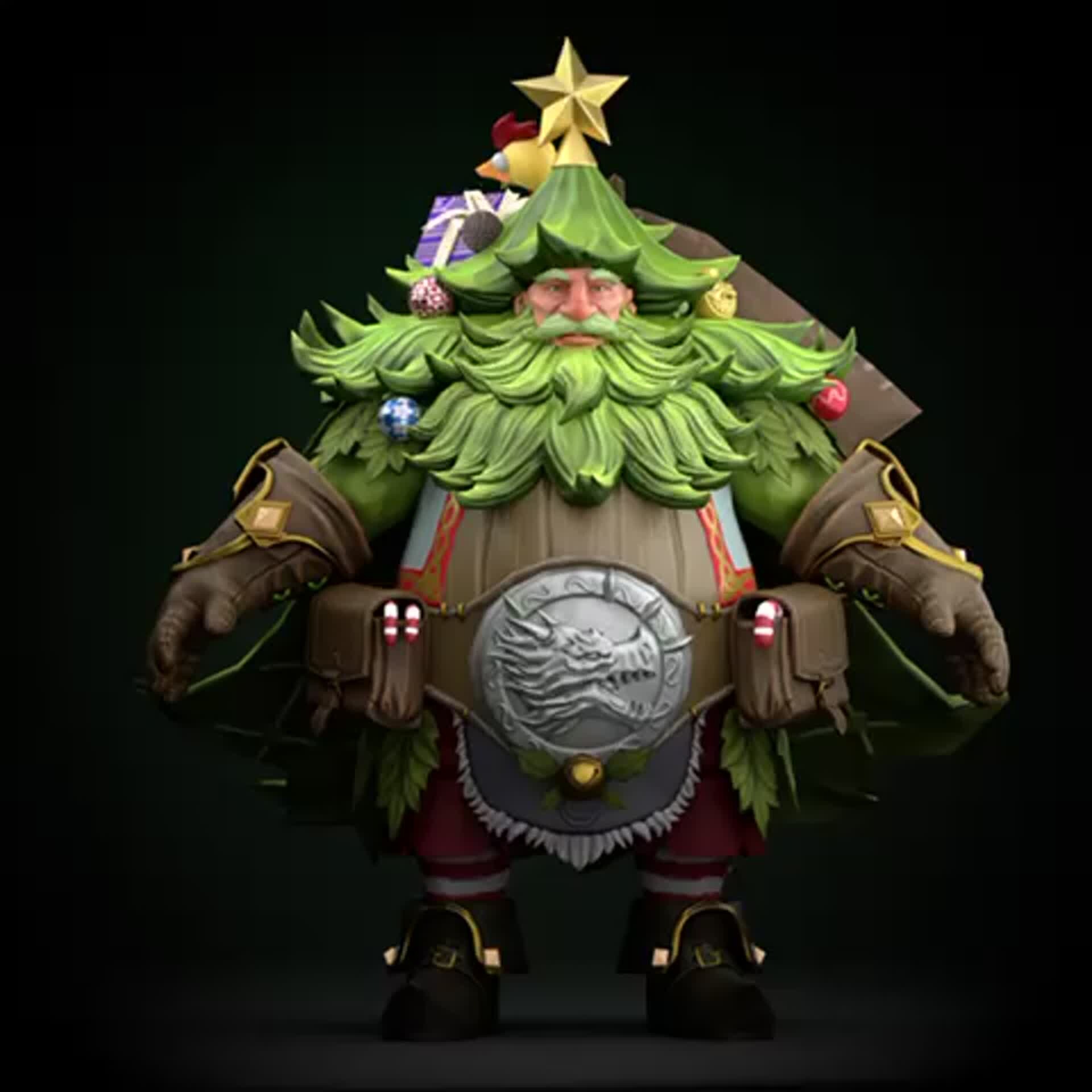 ArtStation - chrismas dwarf