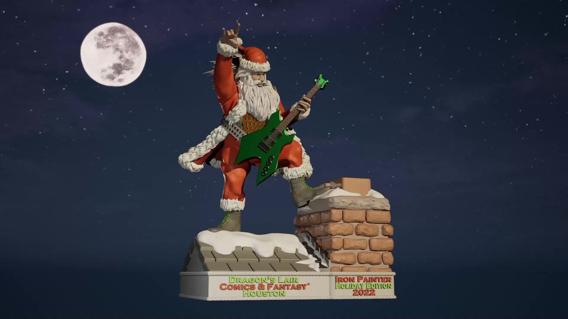 ArtStation - Heavy Metal Santa