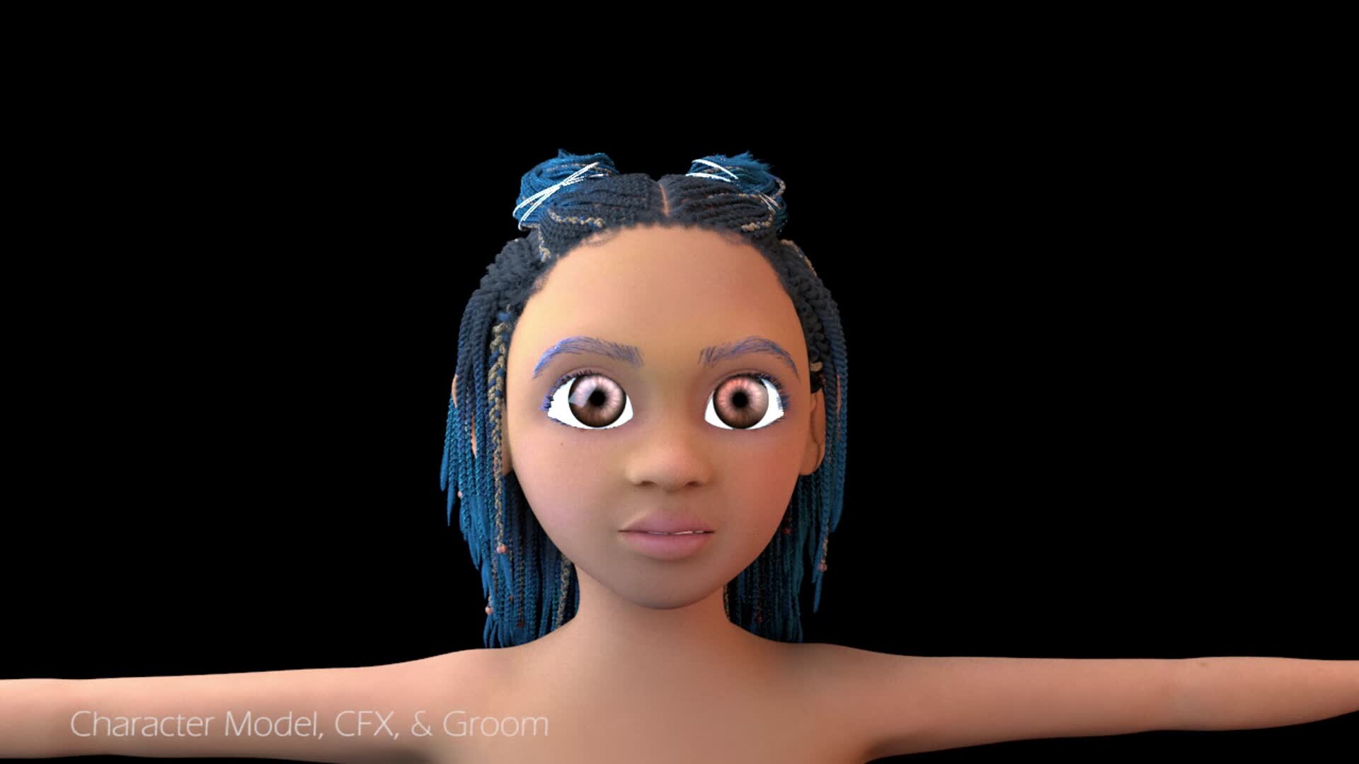 ArtStation - Houdini Procedurally Generated Braids