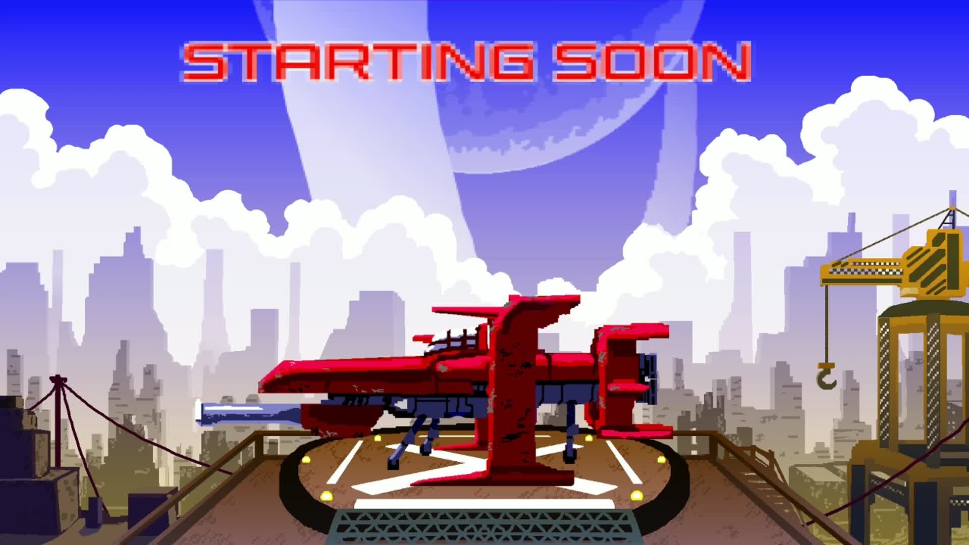 ArtStation - Scifi Pixel Art Animation " Starting Soon" Commissioned work