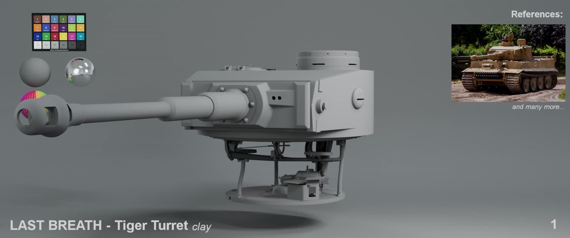 ArtStation - Last Breath - TIger Turret Modeling