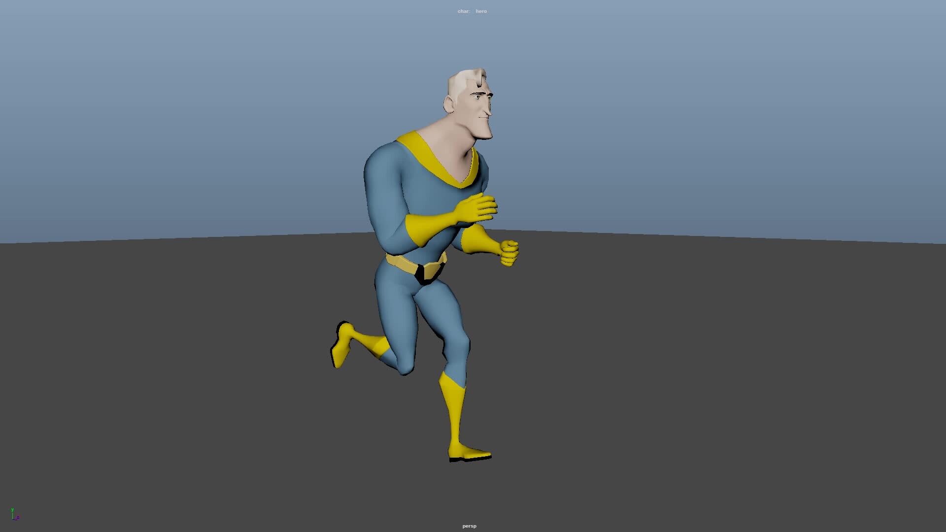 ArtStation - animation run cycle.