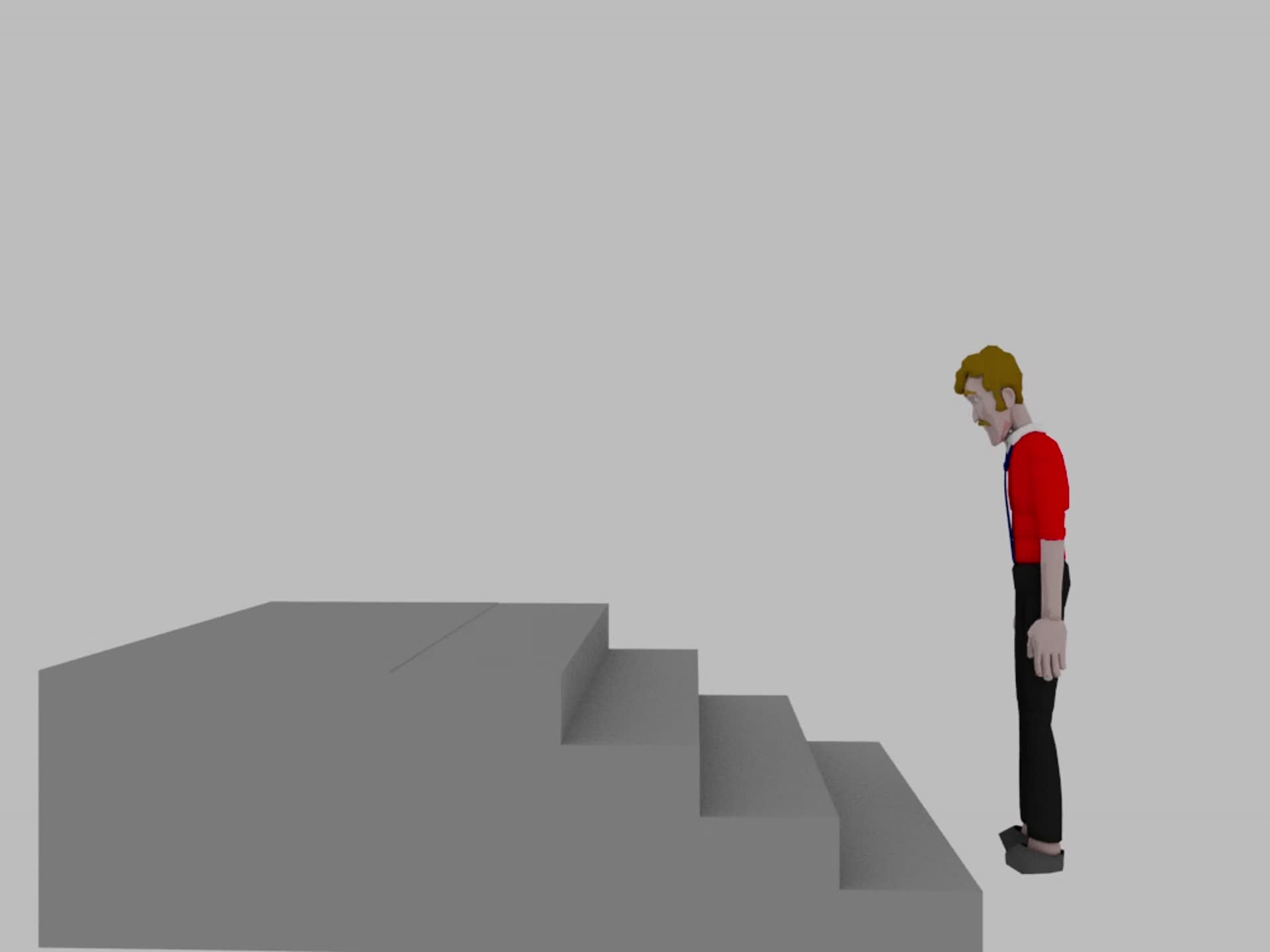 ArtStation - Upstaris Walk animation