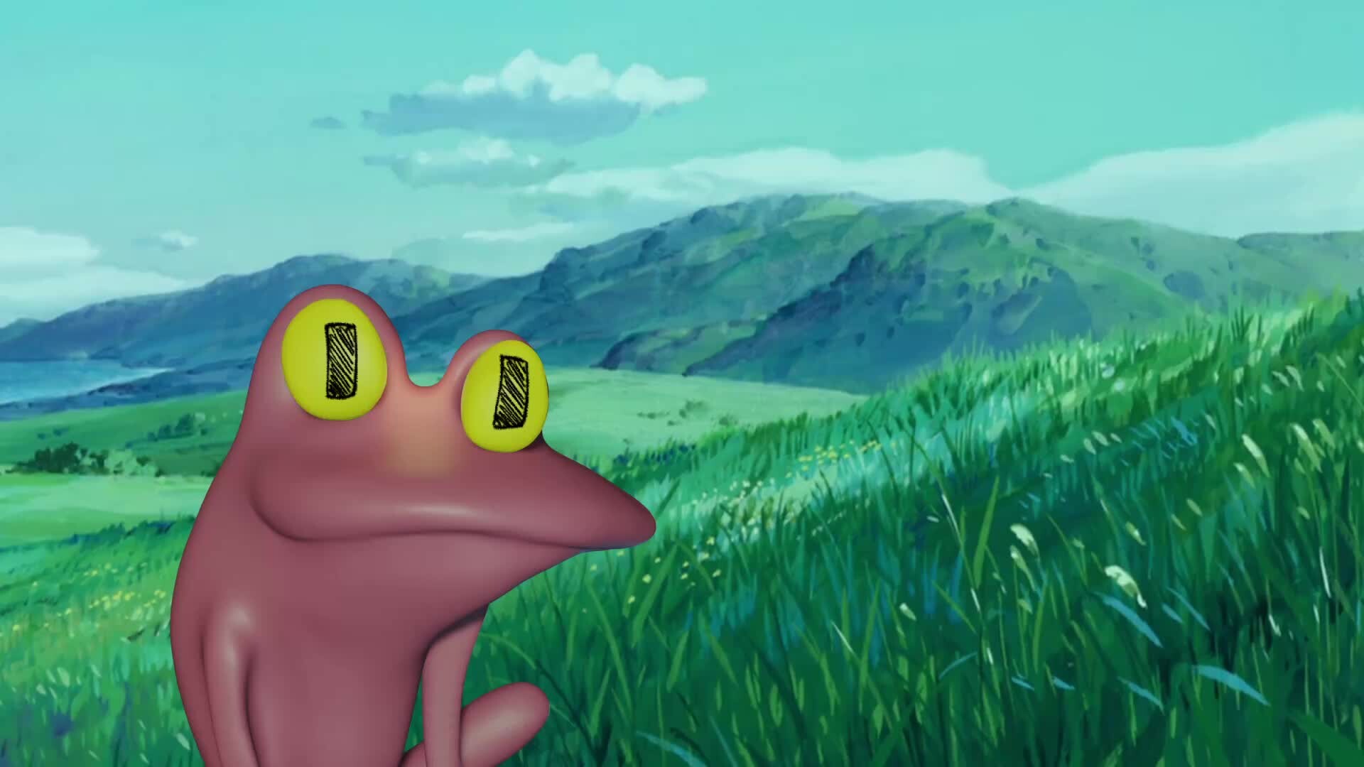 ArtStation - Pink frog