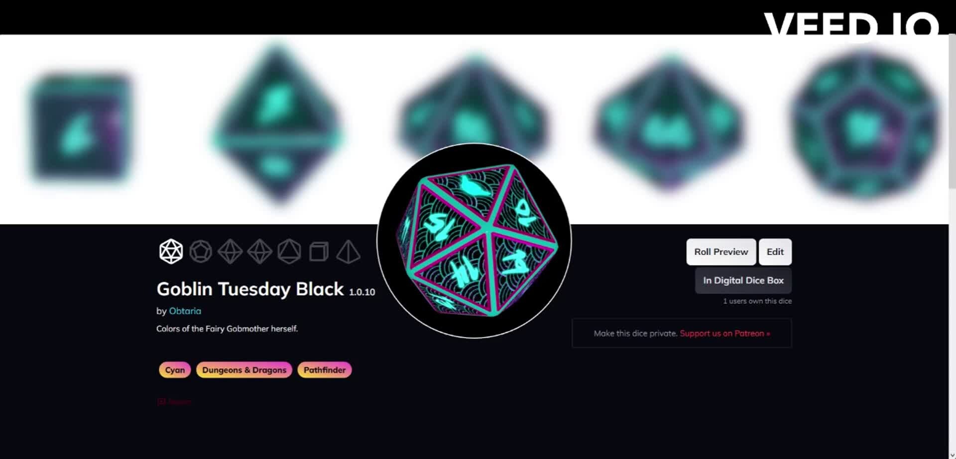 ArtStation - Custom Digital Dice
