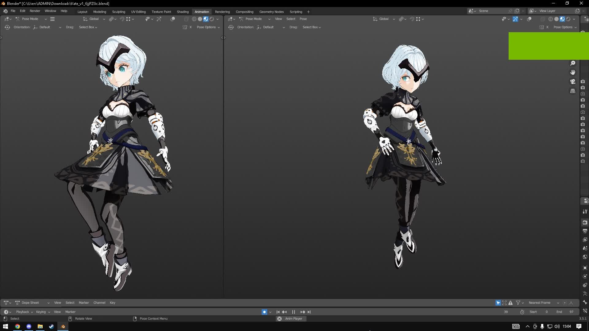 ArtStation - Kate - Idle