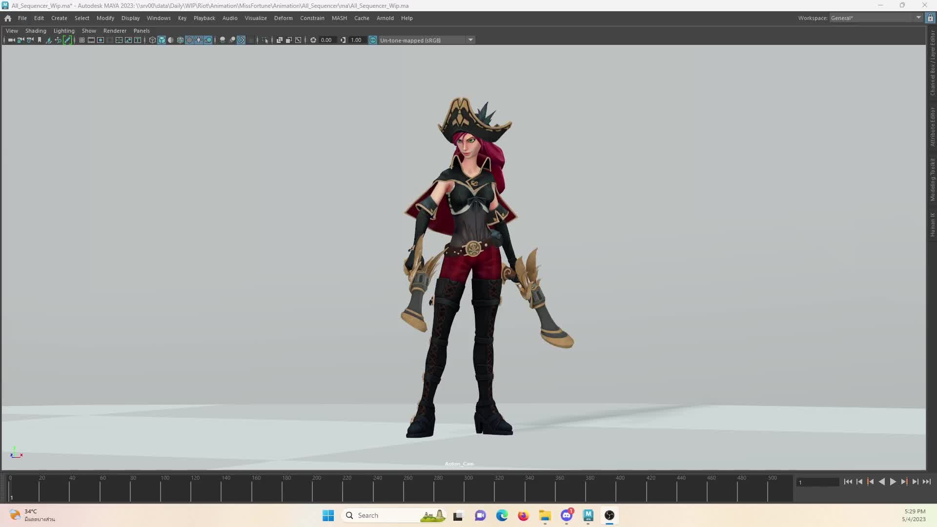 ArtStation - Miss Fortune Fan Animation