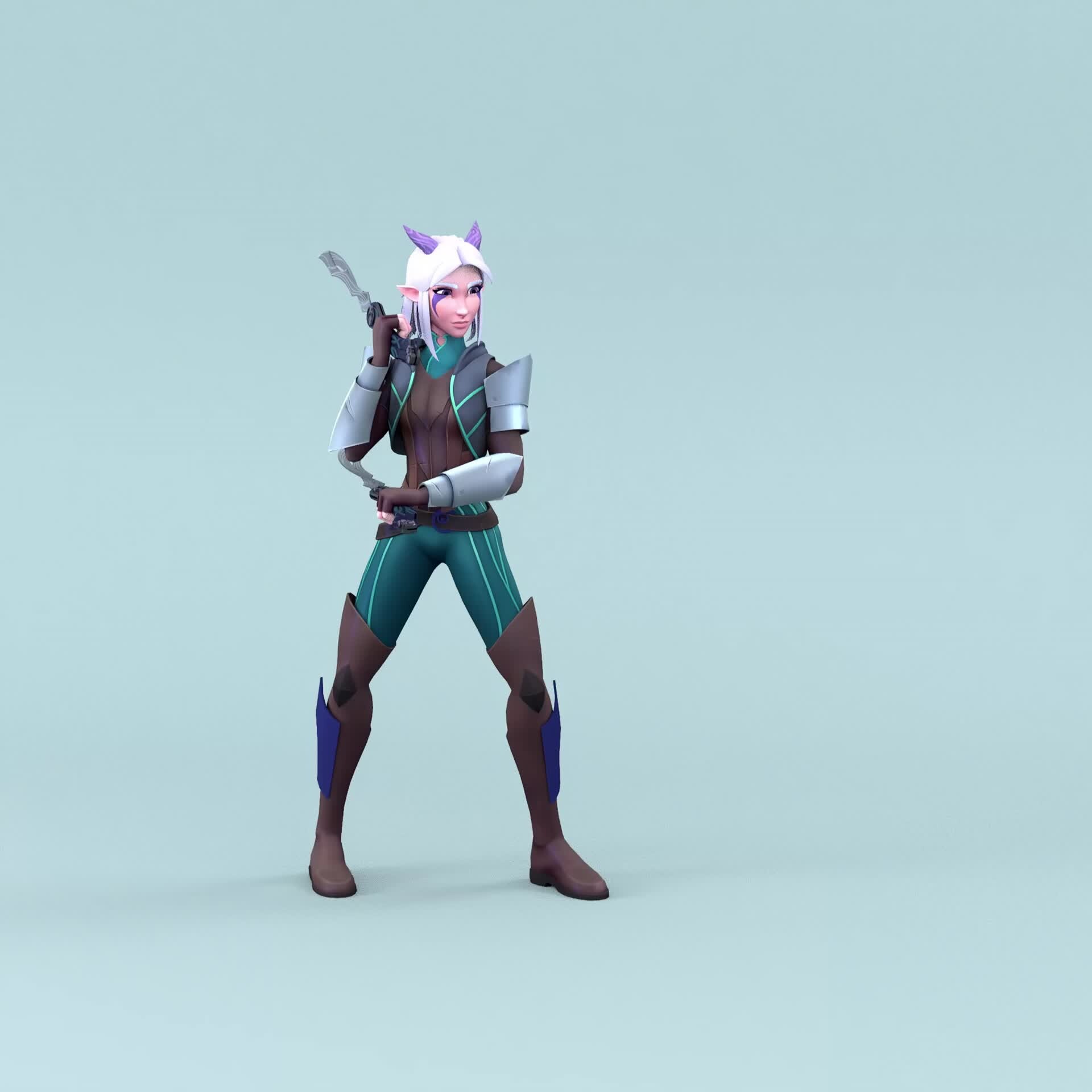 ArtStation - Sword fight - Game animation