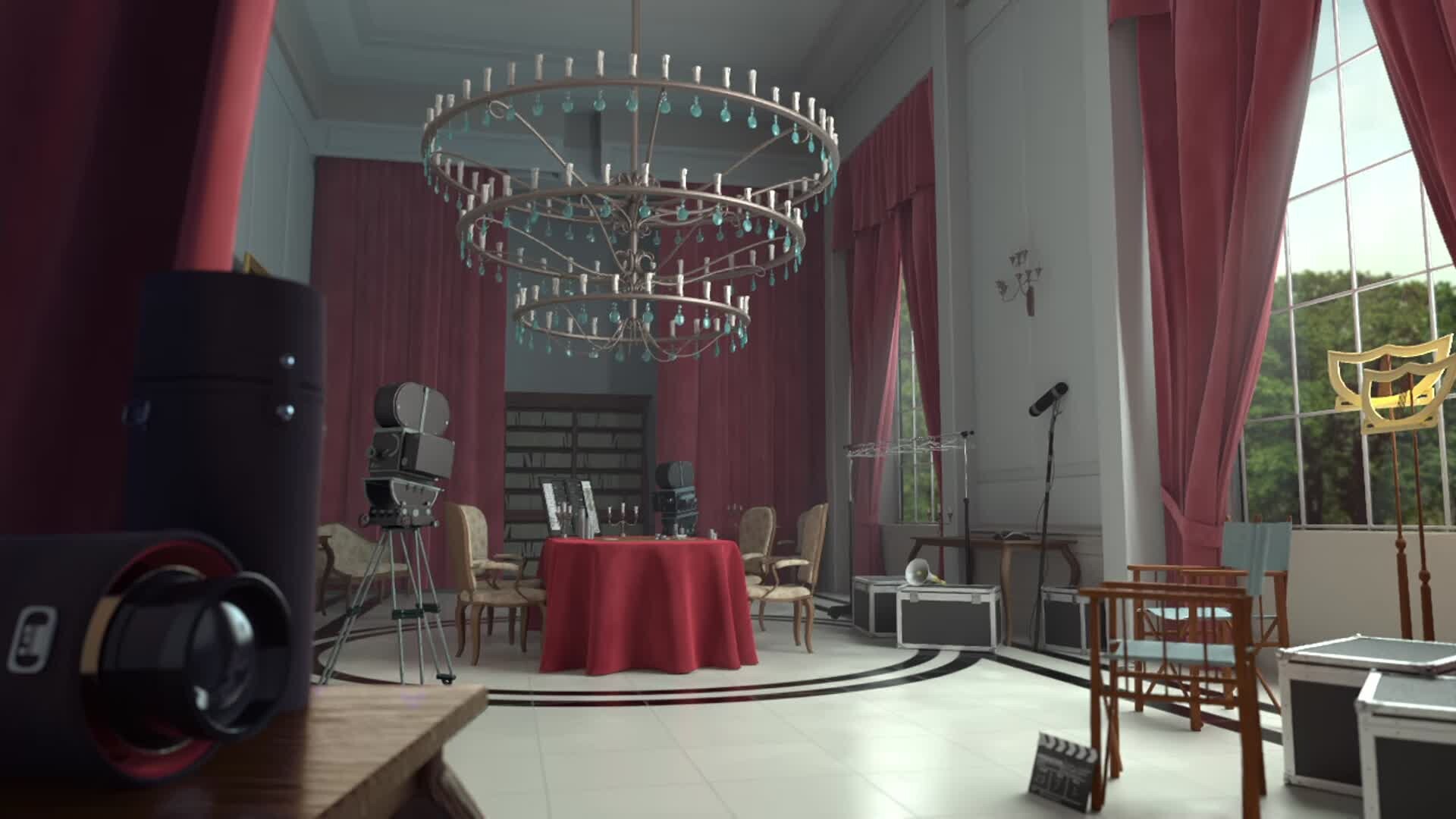 ArtStation - Barry Lyndon's 3D film set