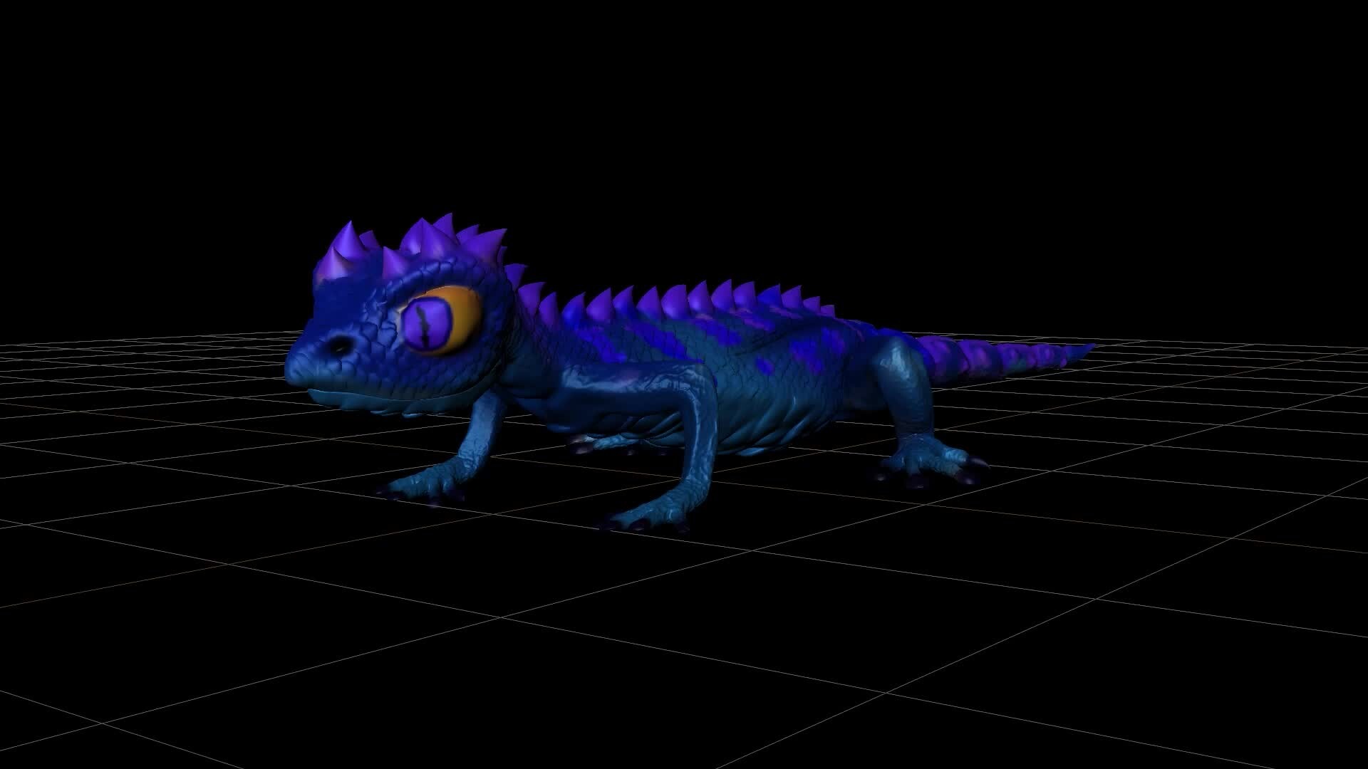 ArtStation - Gecko sculpted model