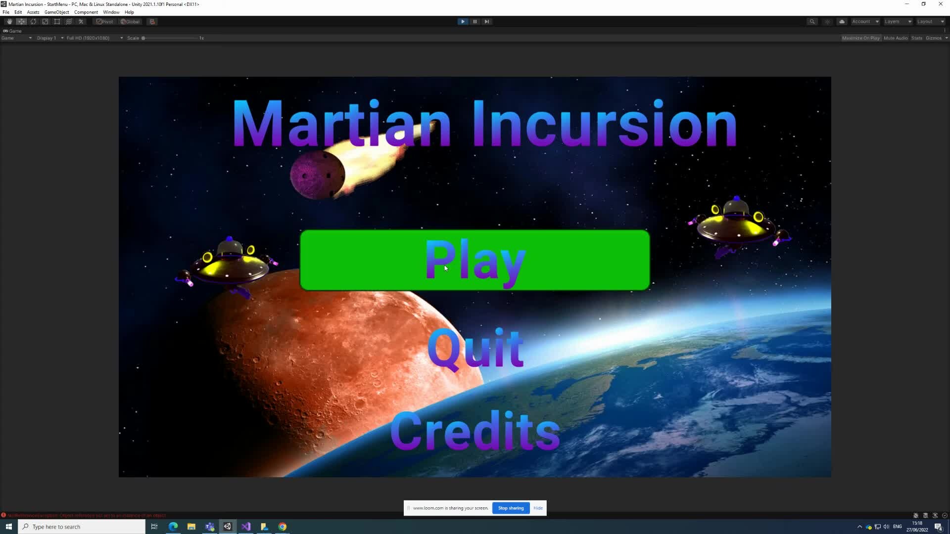 Jordan Harris - Martian Incursion