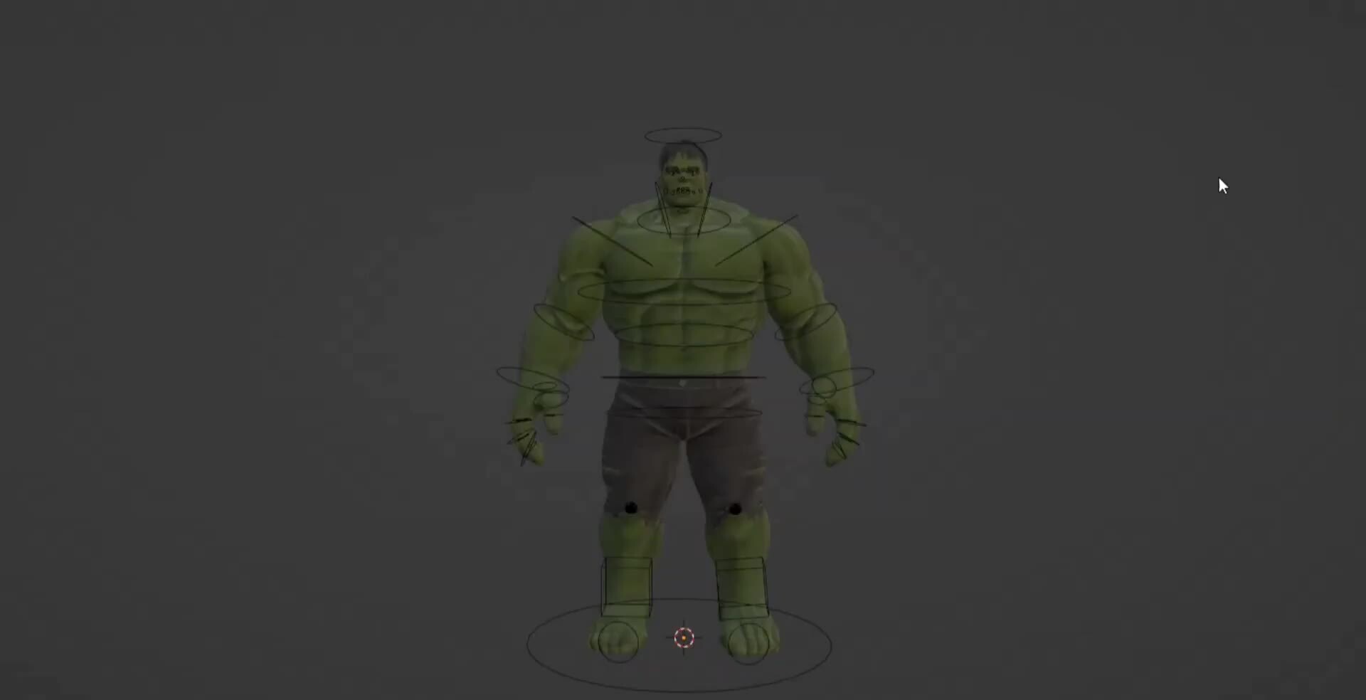 ArtStation - Hulk Rig