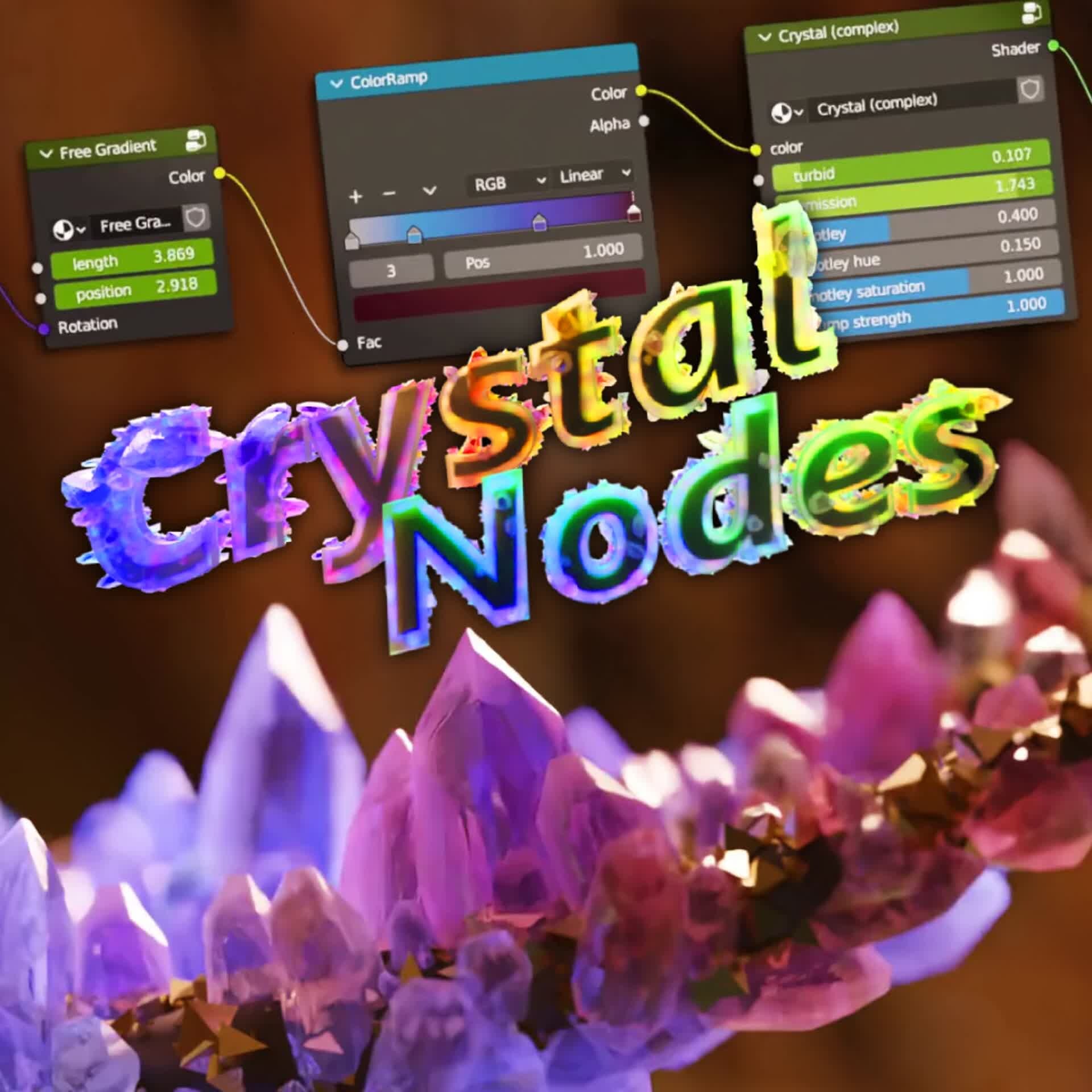 ArtStation - Crystal Nodes for Blender