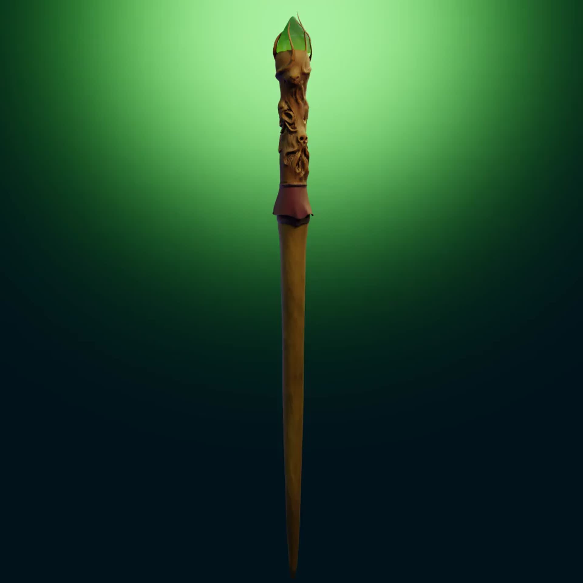 ArtStation - Wizarding Wand