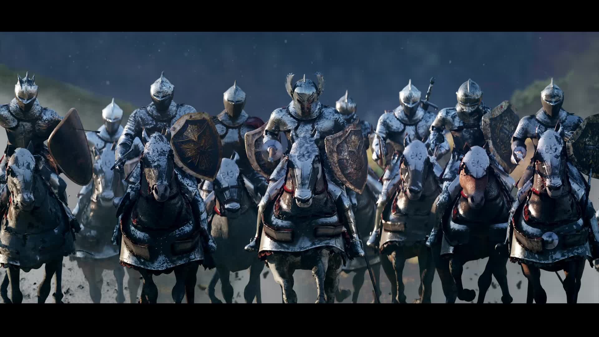 ArtStation - The Charging knights