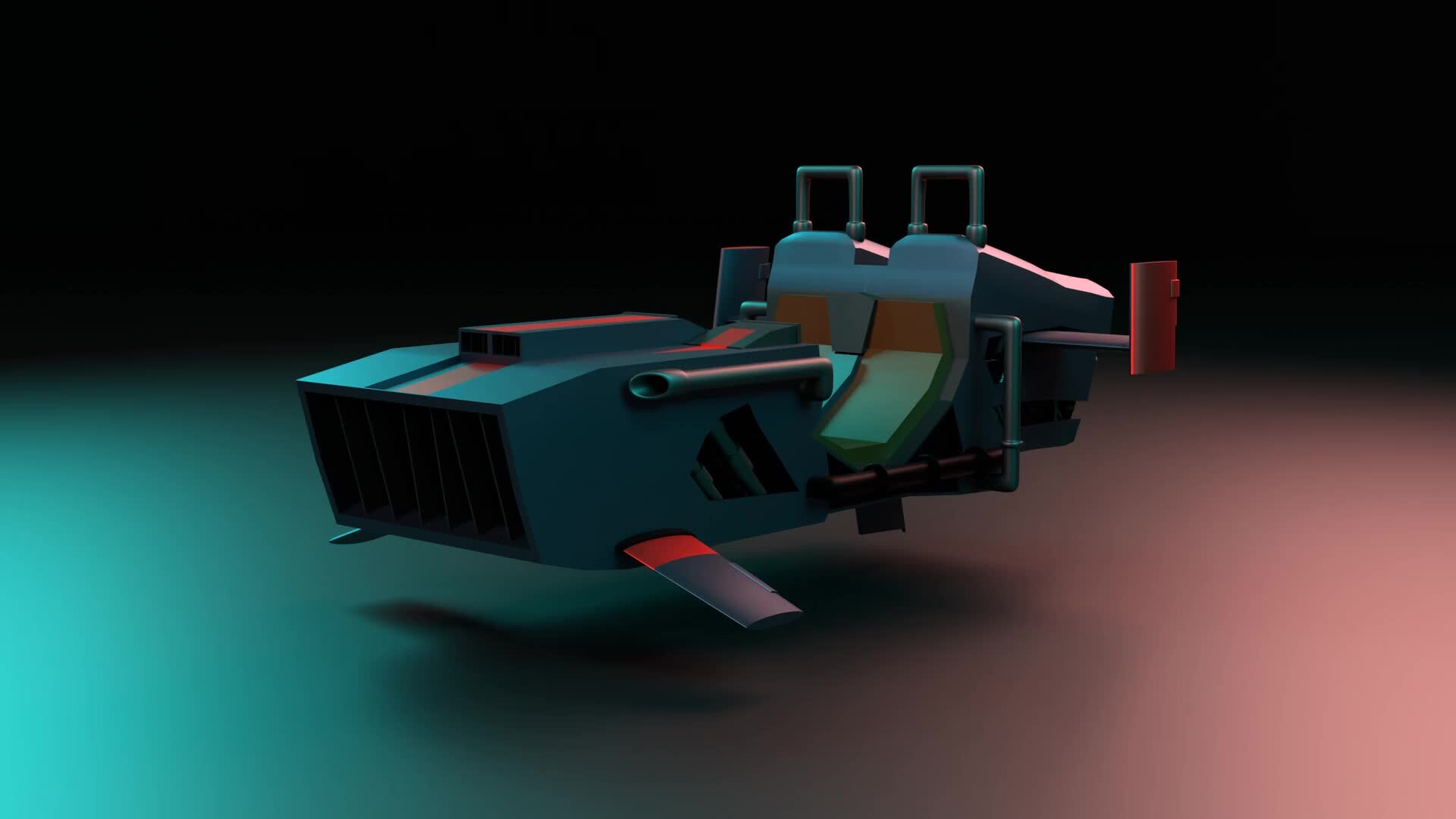 ArtStation - Hover Car 1 Render
