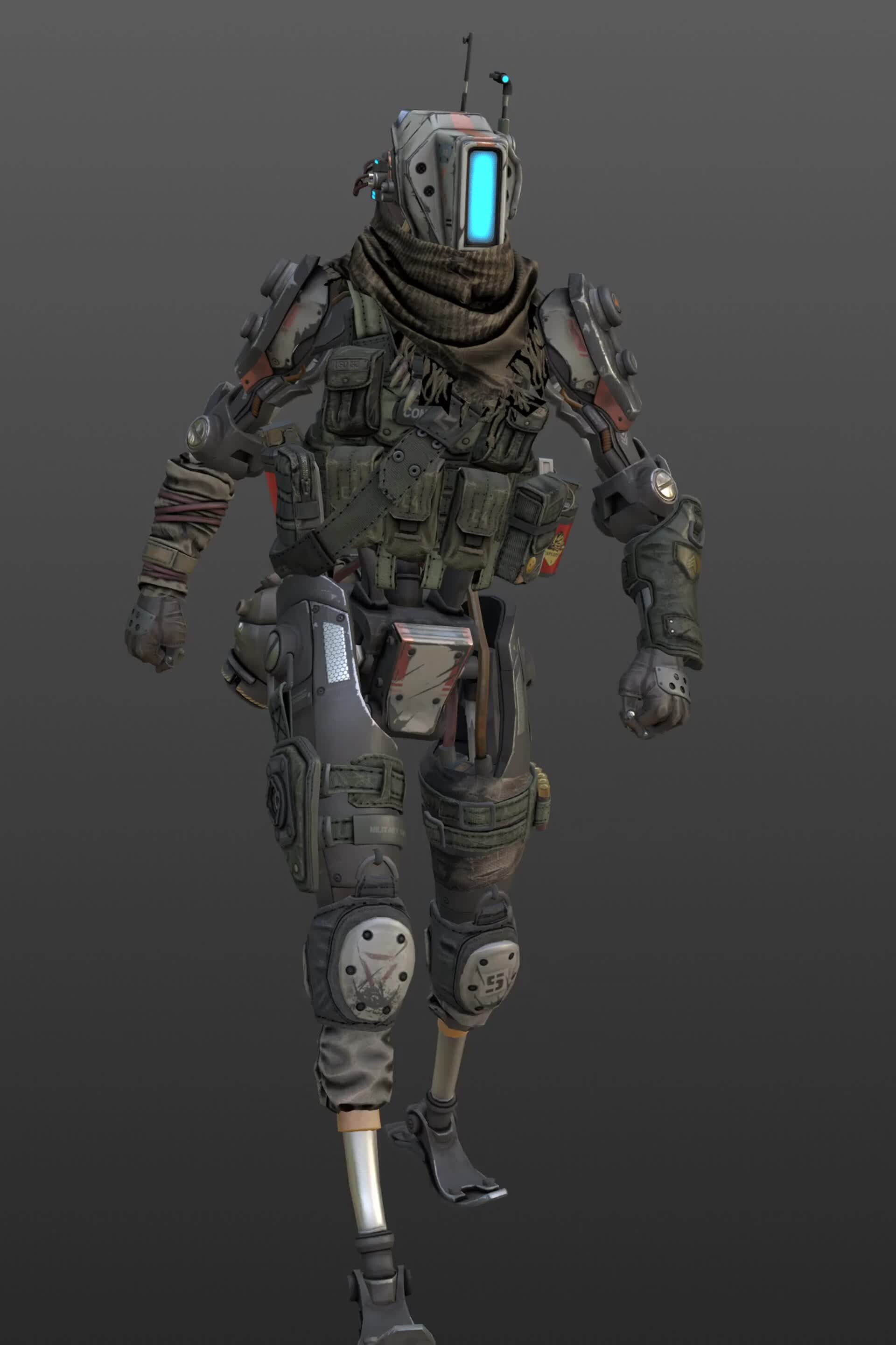 ArtStation - Brute Robot Walk Cycle