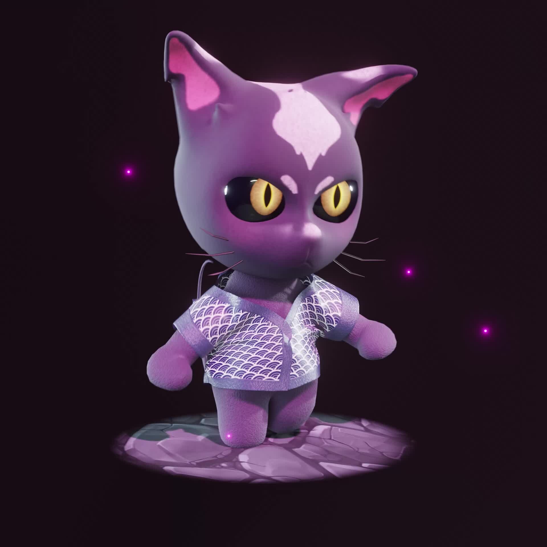 ArtStation - Cute Chibi Cat