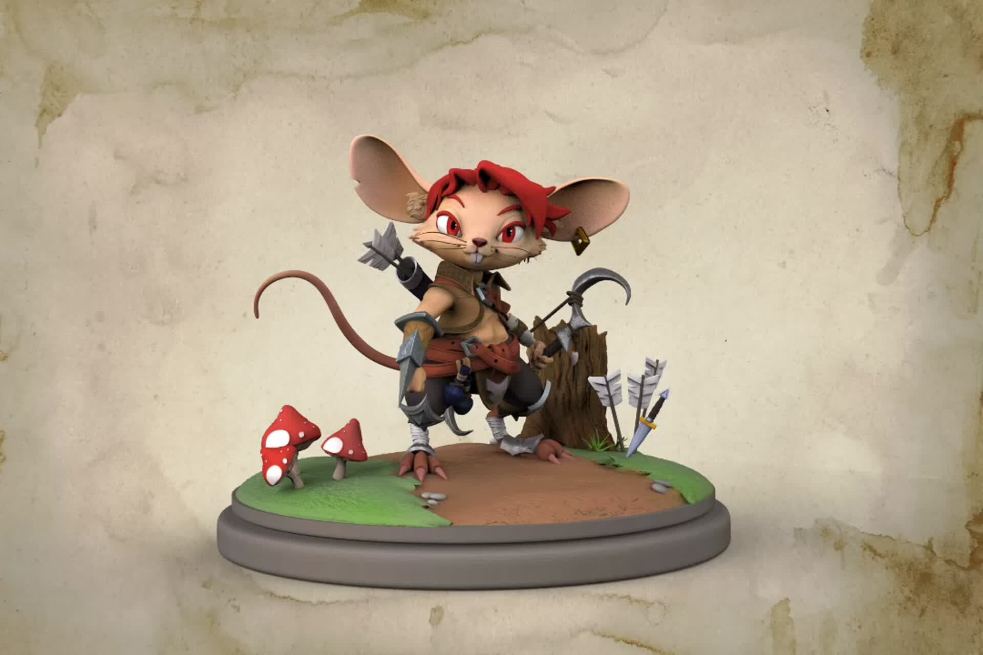 ArtStation - Rat Ranger 3D Camp
