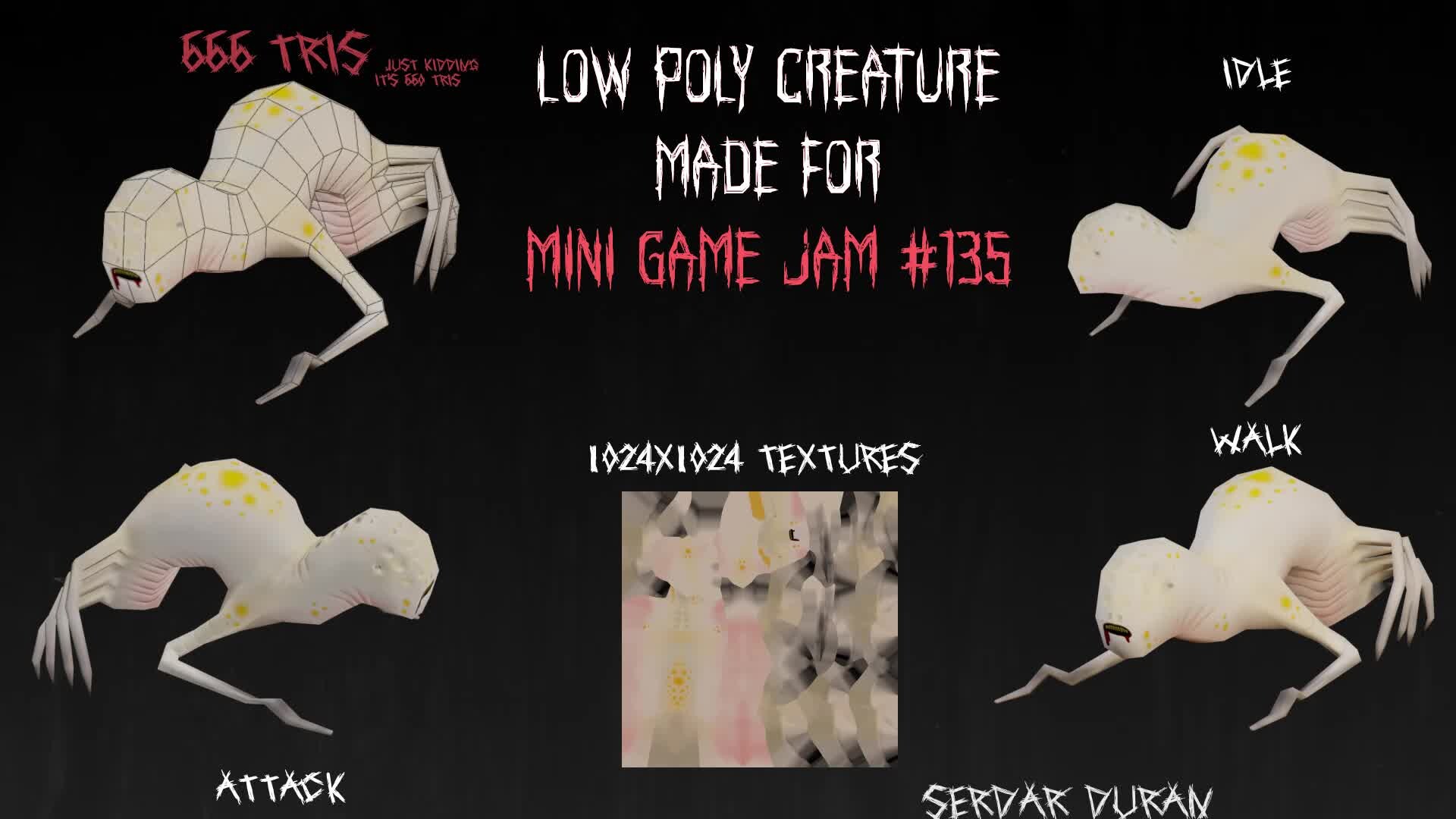 ArtStation - LOW POLY CREATURE