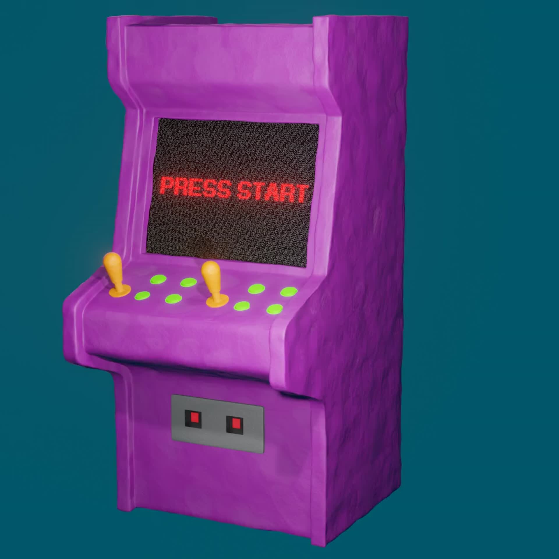 ArtStation - Clay Arcade Machine