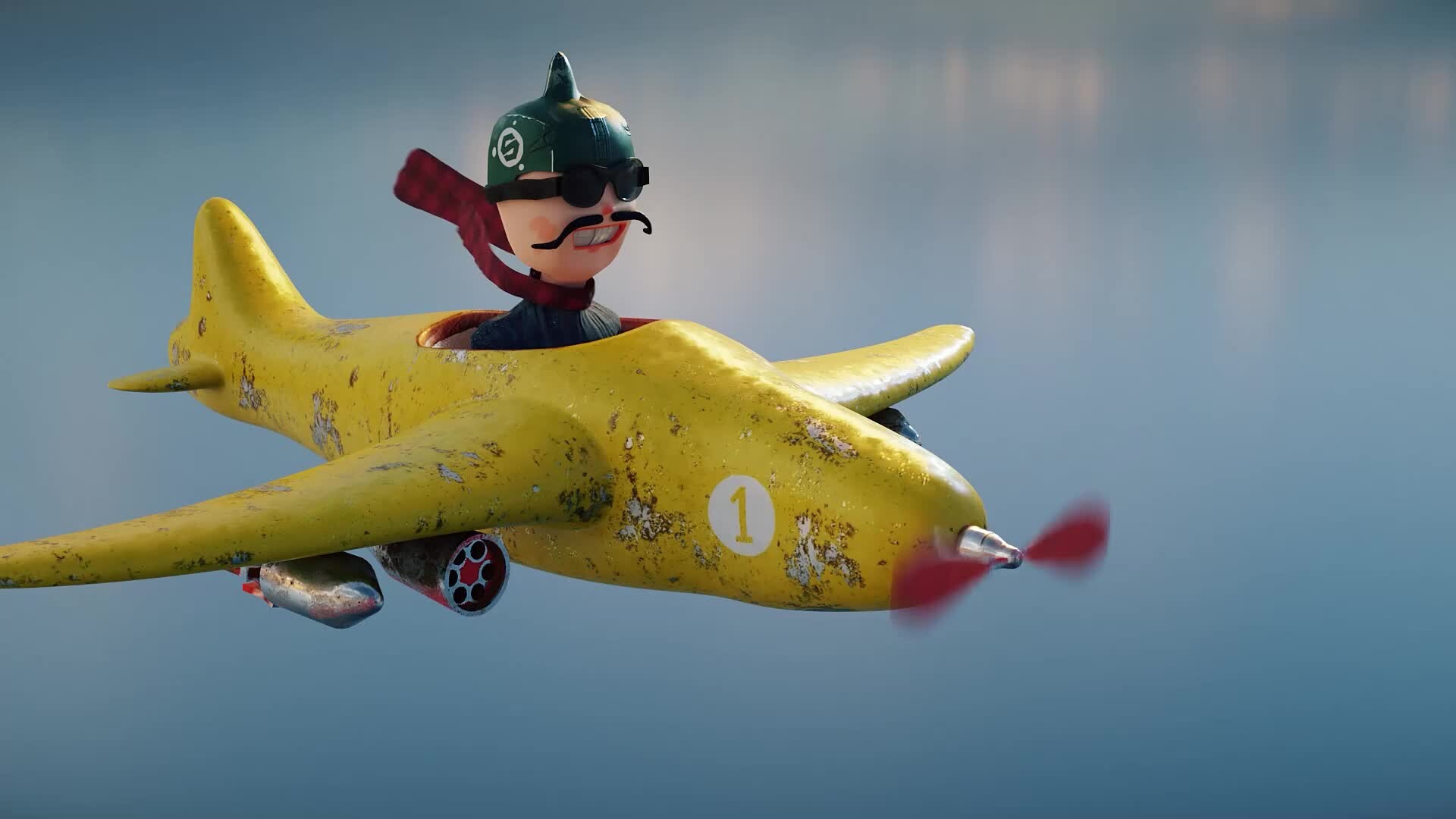 ArtStation - blender animation airfly in the sky