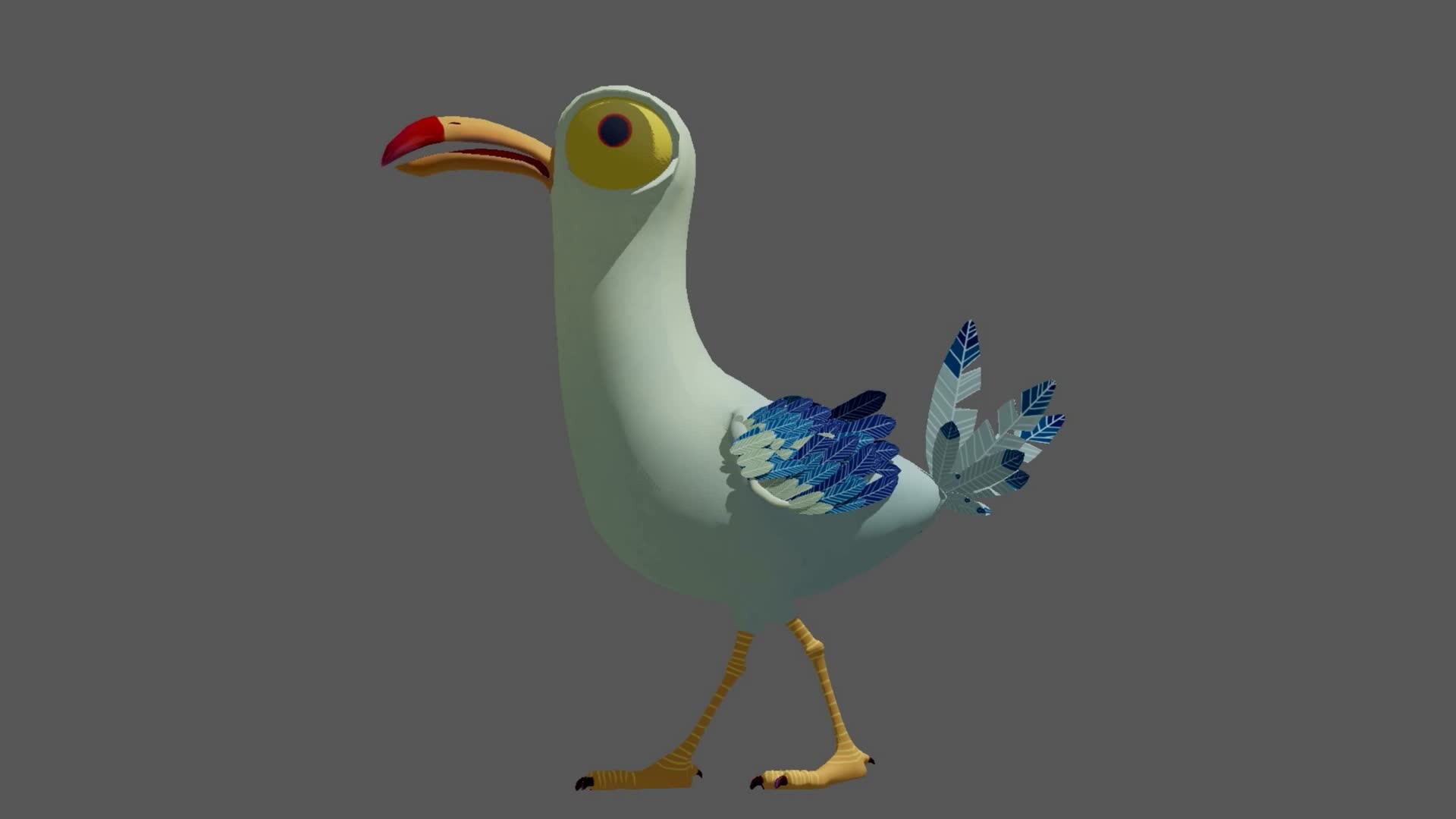 ArtStation - Seagull Walk Animation