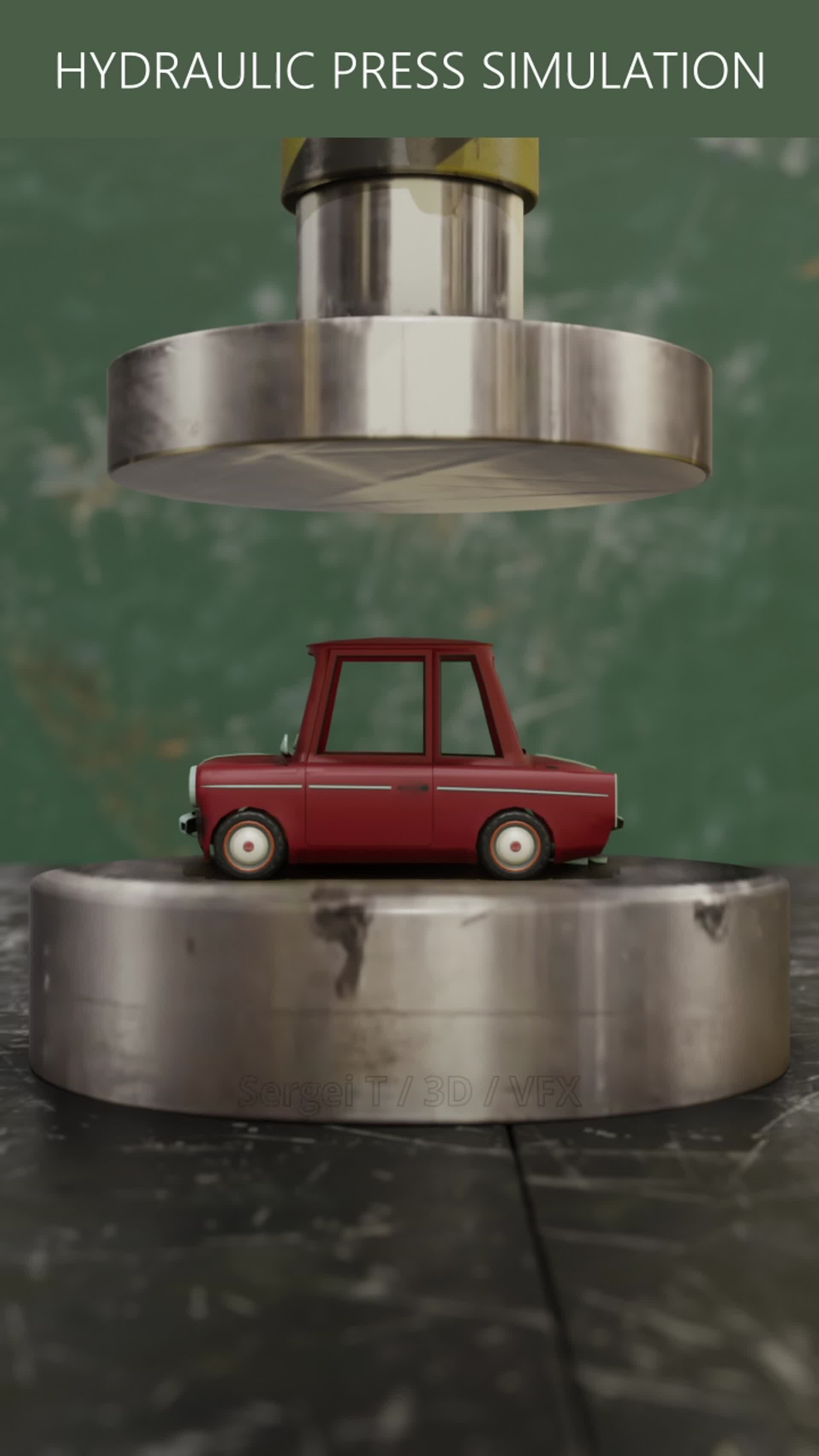 ArtStation - Hydraulic Press Simulation